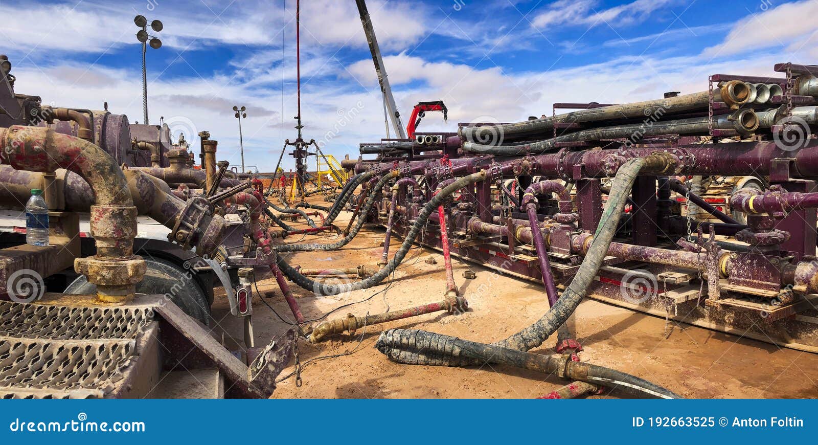 Fracking stock image. Image of pump, crude, natural - 192663525