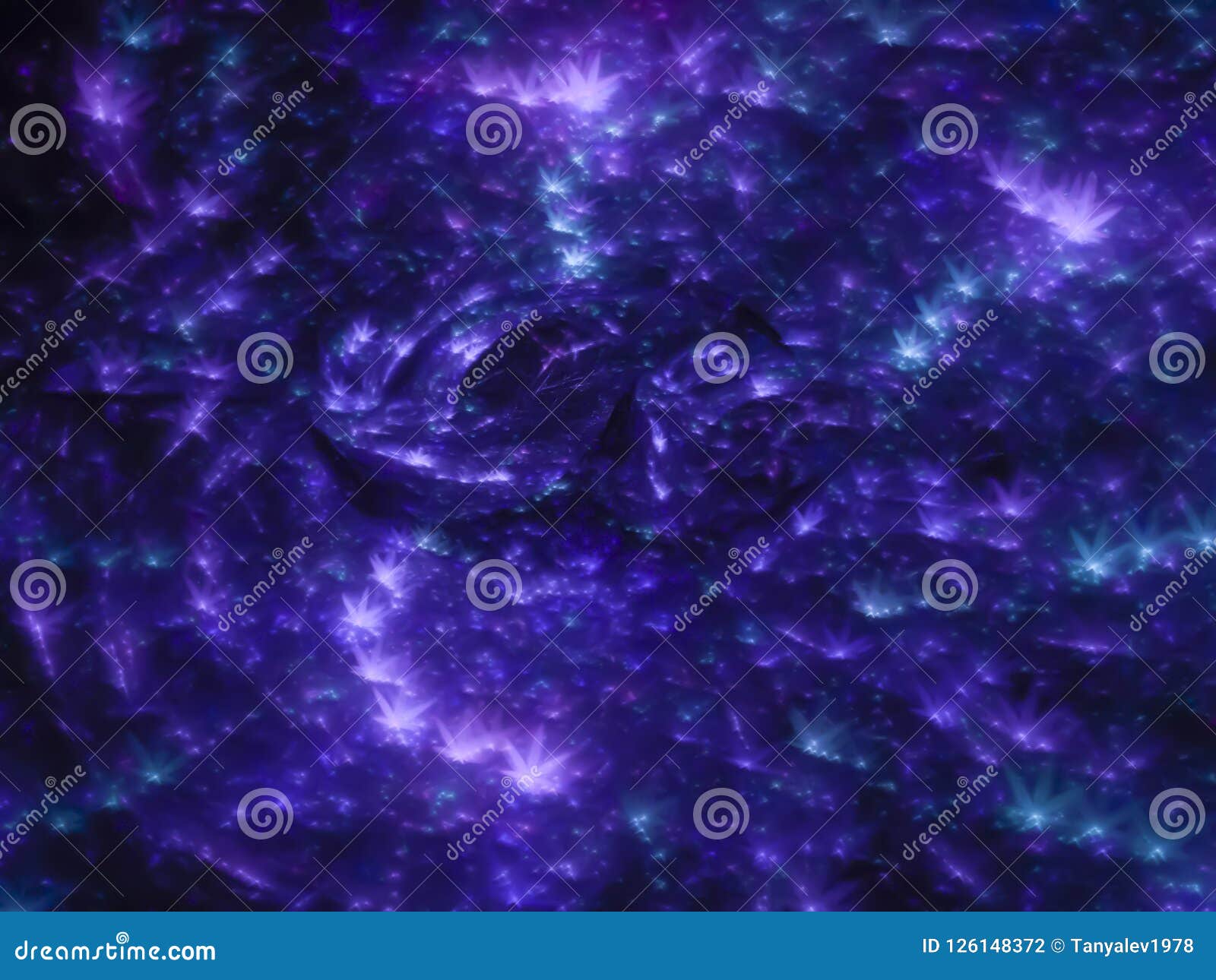 Fractal Abstract, Digital Magic Light Background, Creative Design ...