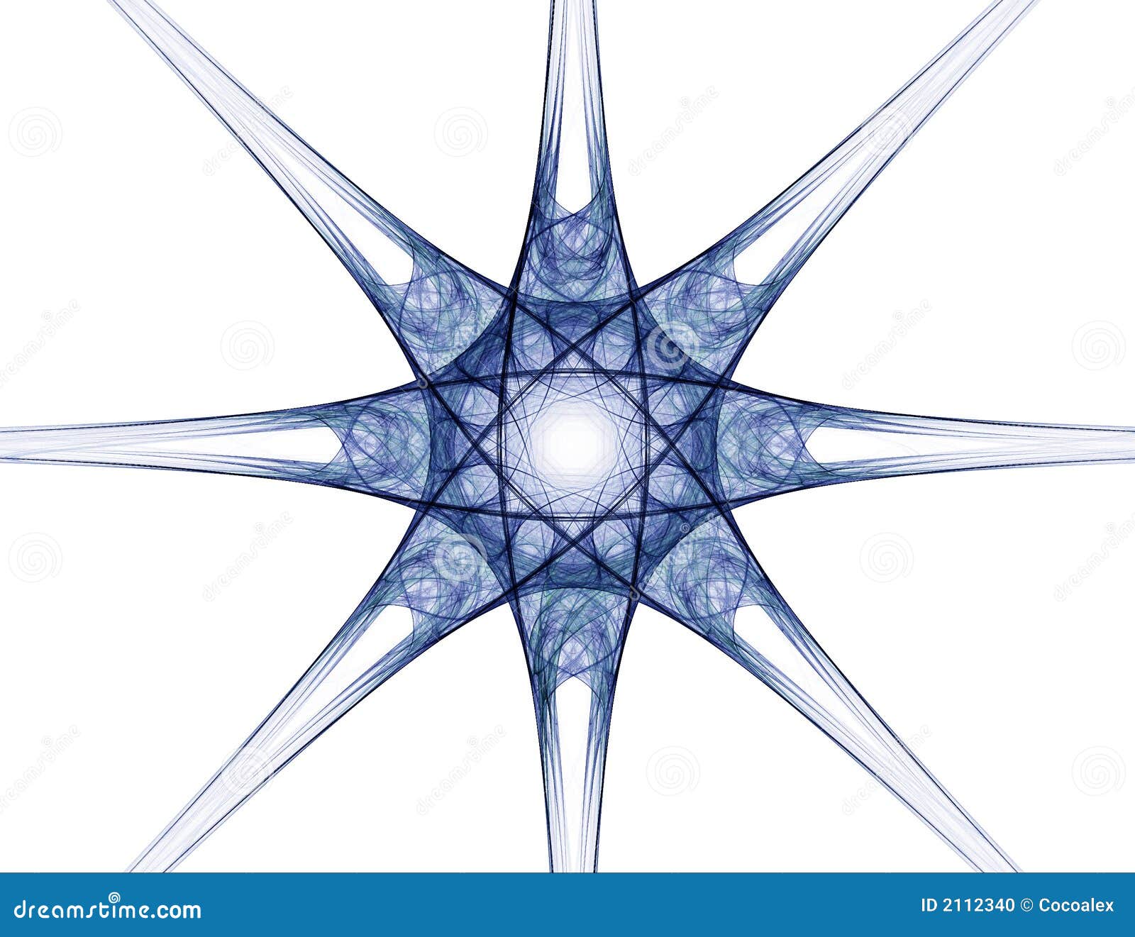 Fractal abstract - star stock illustration. Illustration of design ...