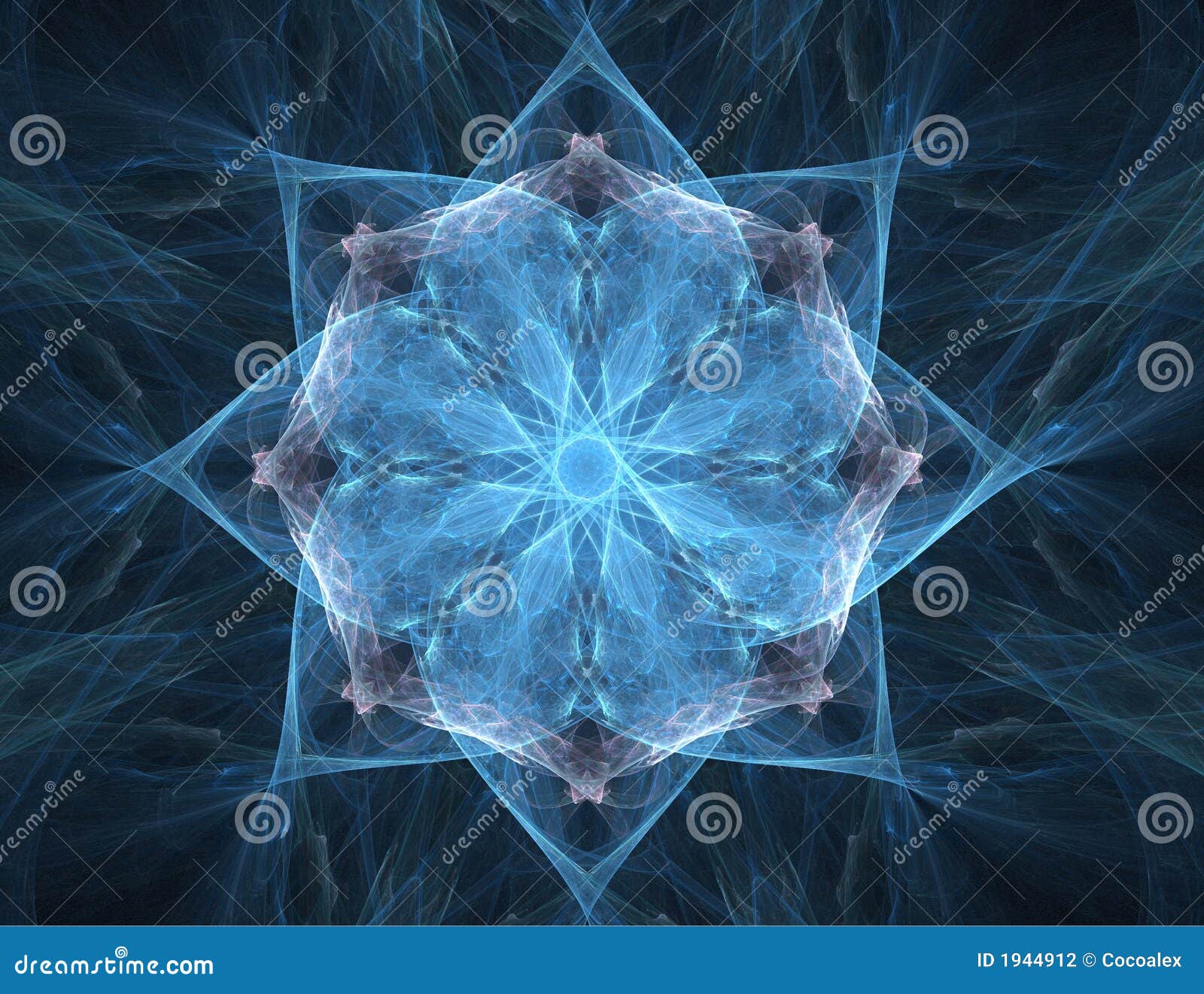 Fractal Abstract - Star (background) Stock Illustration - Illustration ...