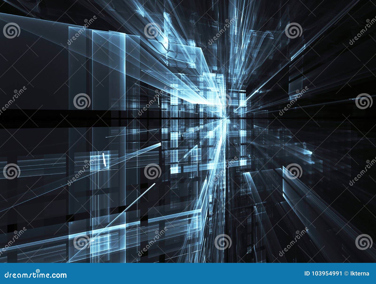 Fractal Art - Computer Image, Technological Background Stock ...