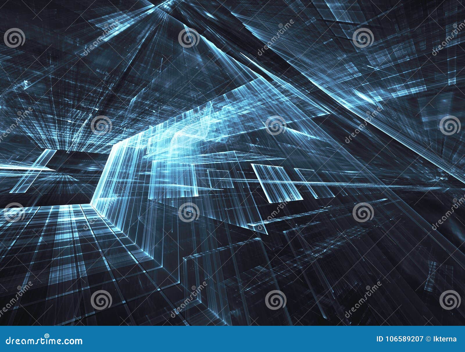 Fractal Art - Computer Image, Technological Background Stock ...