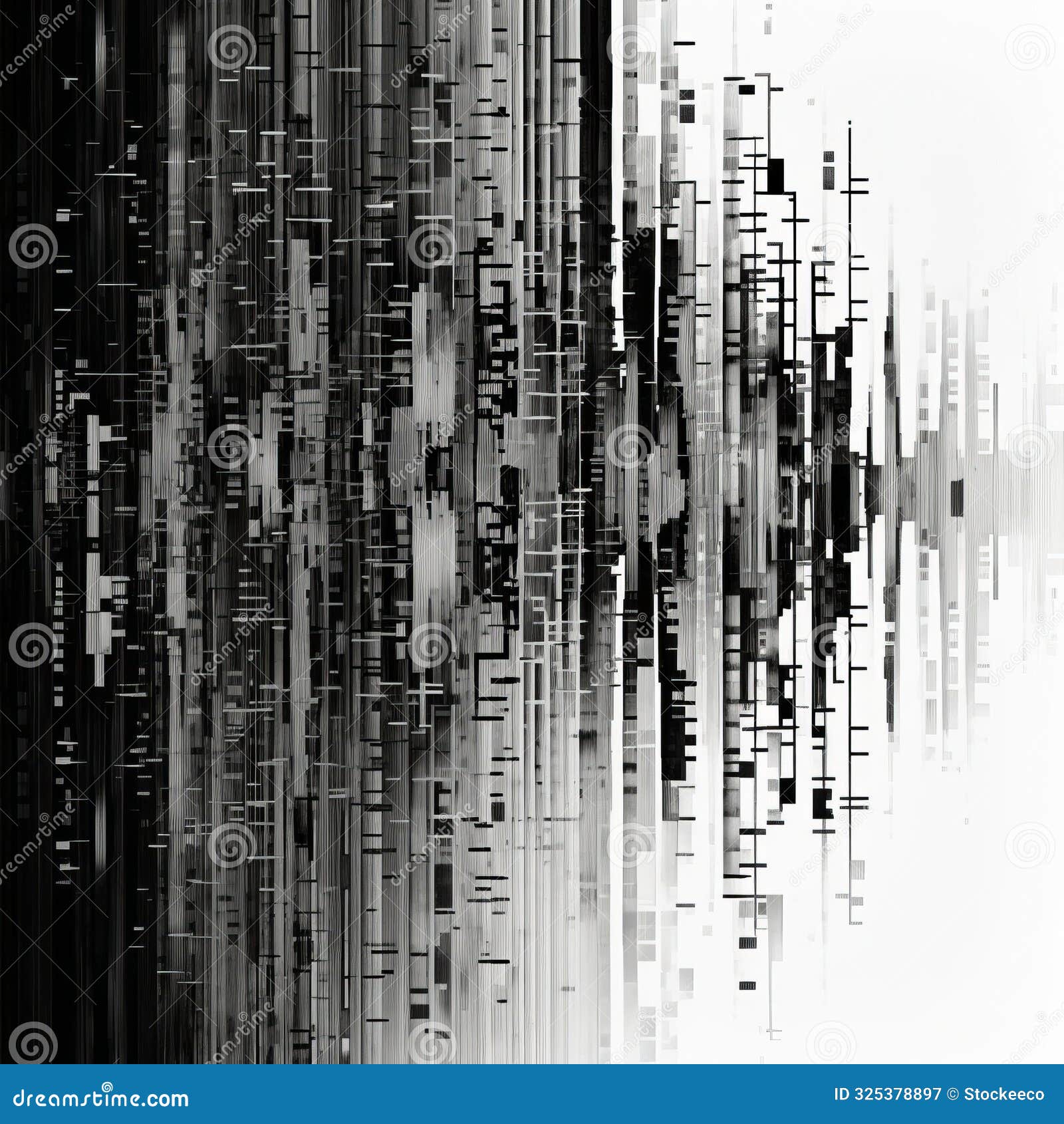 Creating a Fractal Image with Barcode Straight Lines on Paper Stock ...