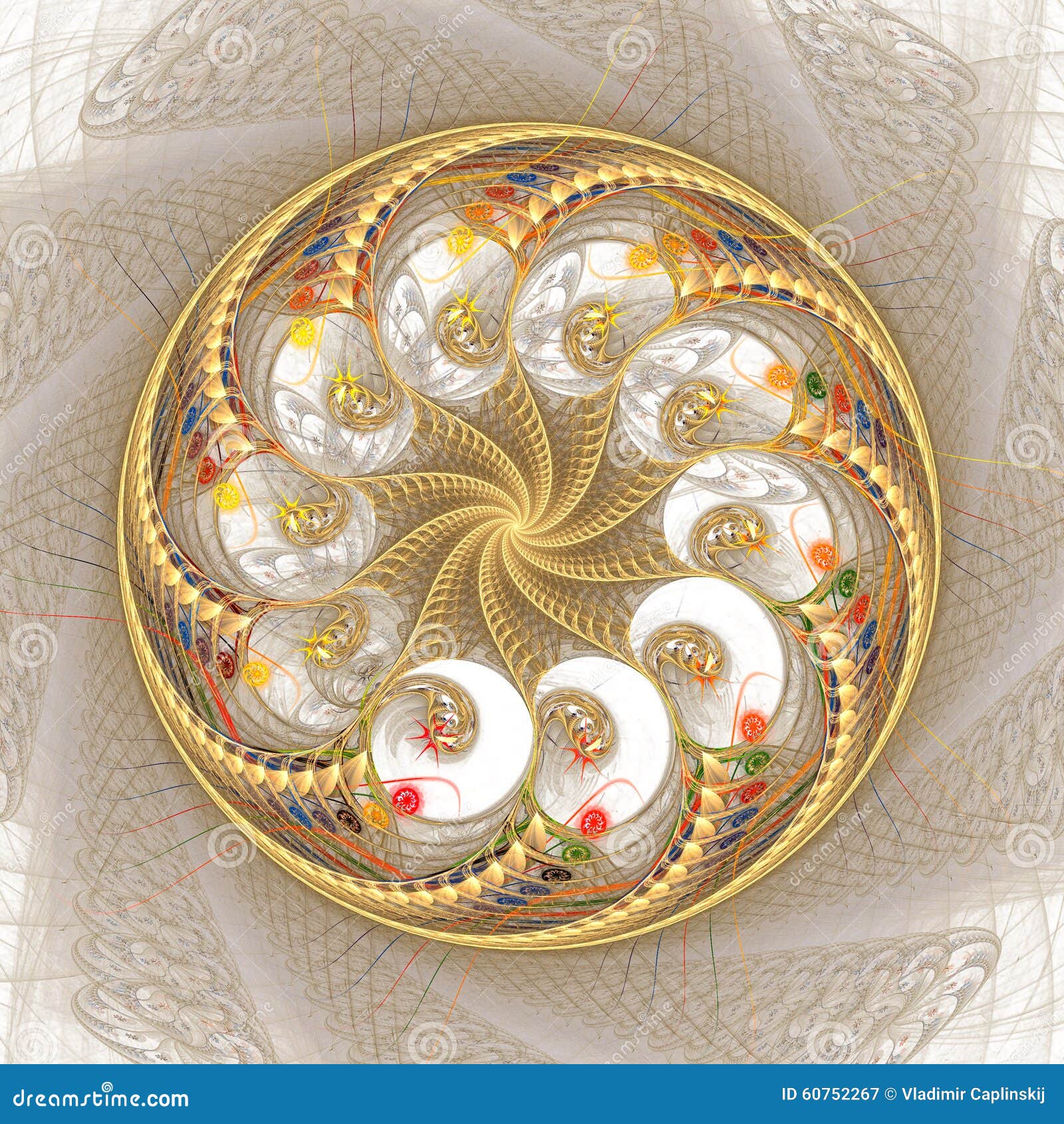 Fractal background stock illustration. Illustration of magic - 60752267