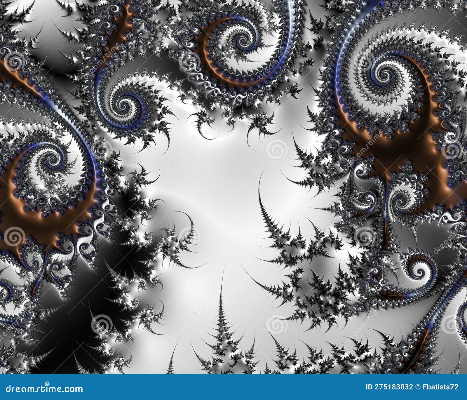 Fractal Black - Mandelbrot Set Detail, Digital Artwork for Creative ...