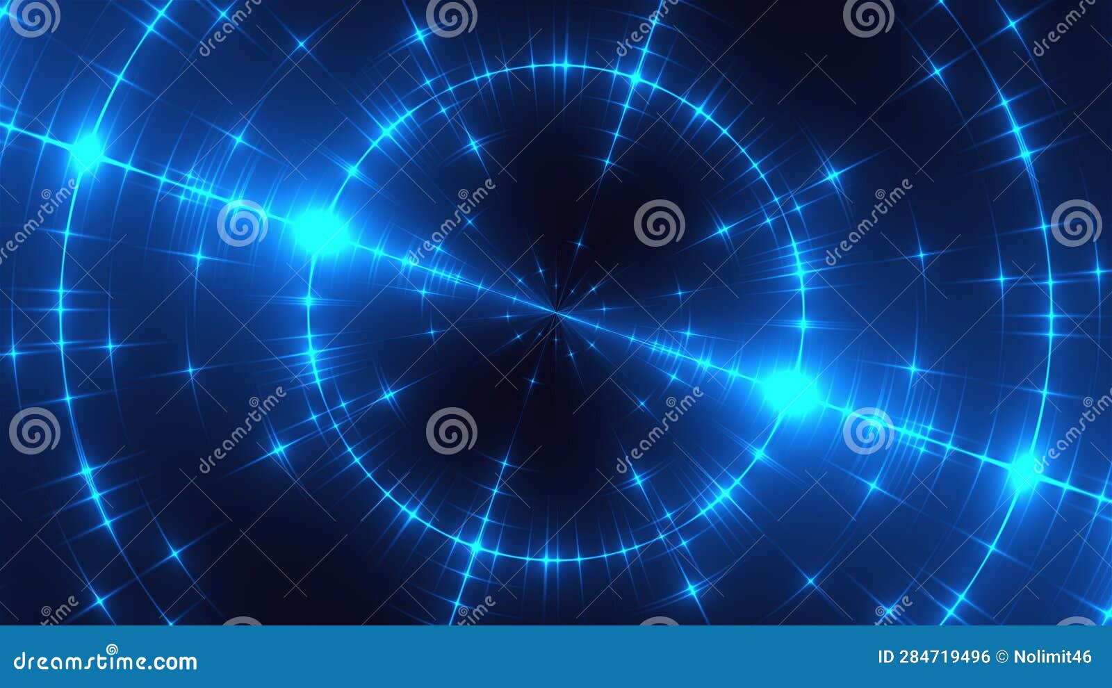 Fractal blue light stock illustration. Illustration of animated - 284719496