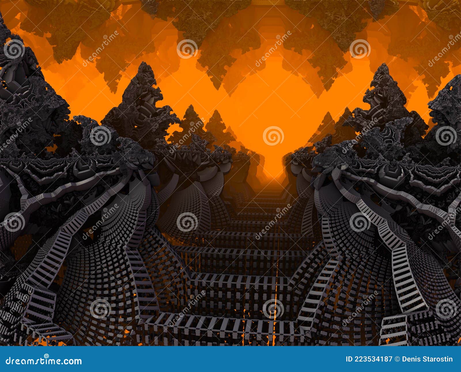 Stalactites And Stalagmites In A Cave. A Mnemonic Way To Remember The ...