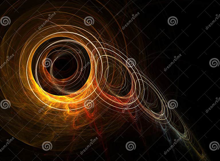 Fractal Chain stock illustration. Illustration of stream - 2134140