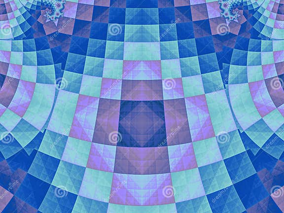 Fractal checkers stock illustration. Illustration of construction ...