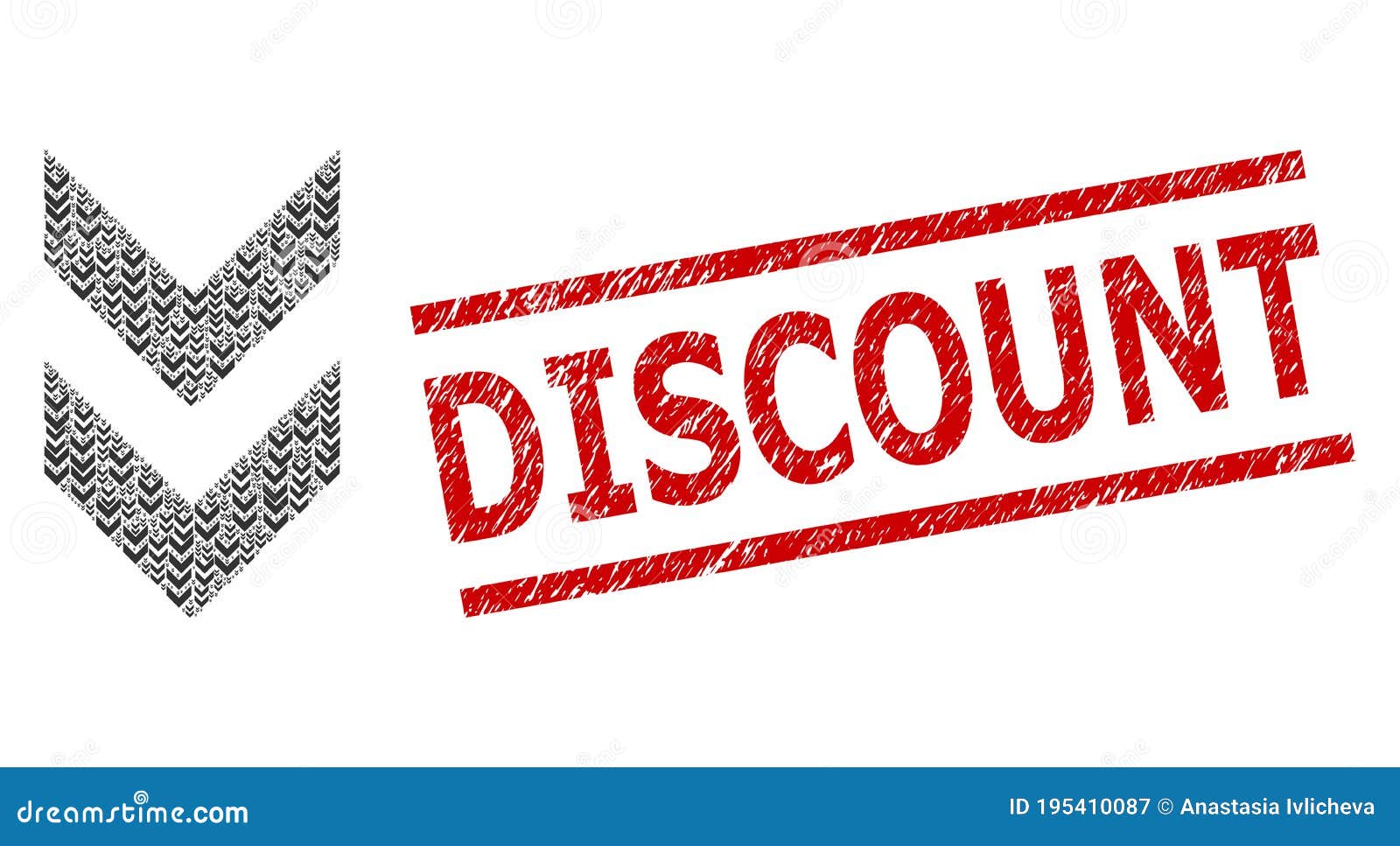 Shift Down Fractal Collage of Shift Down Icons and Grunge Discount ...