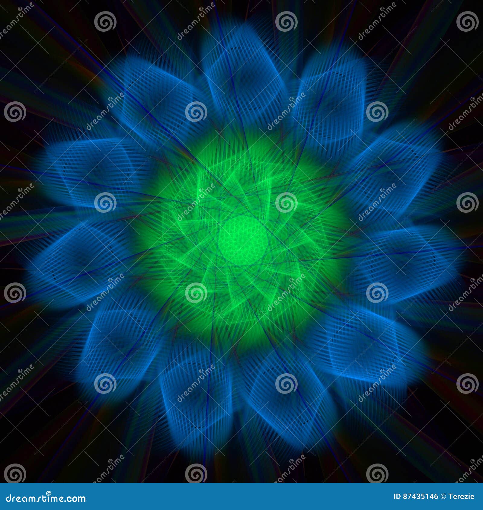 Fractal stock illustration. Illustration of pattern, attractive - 87435146