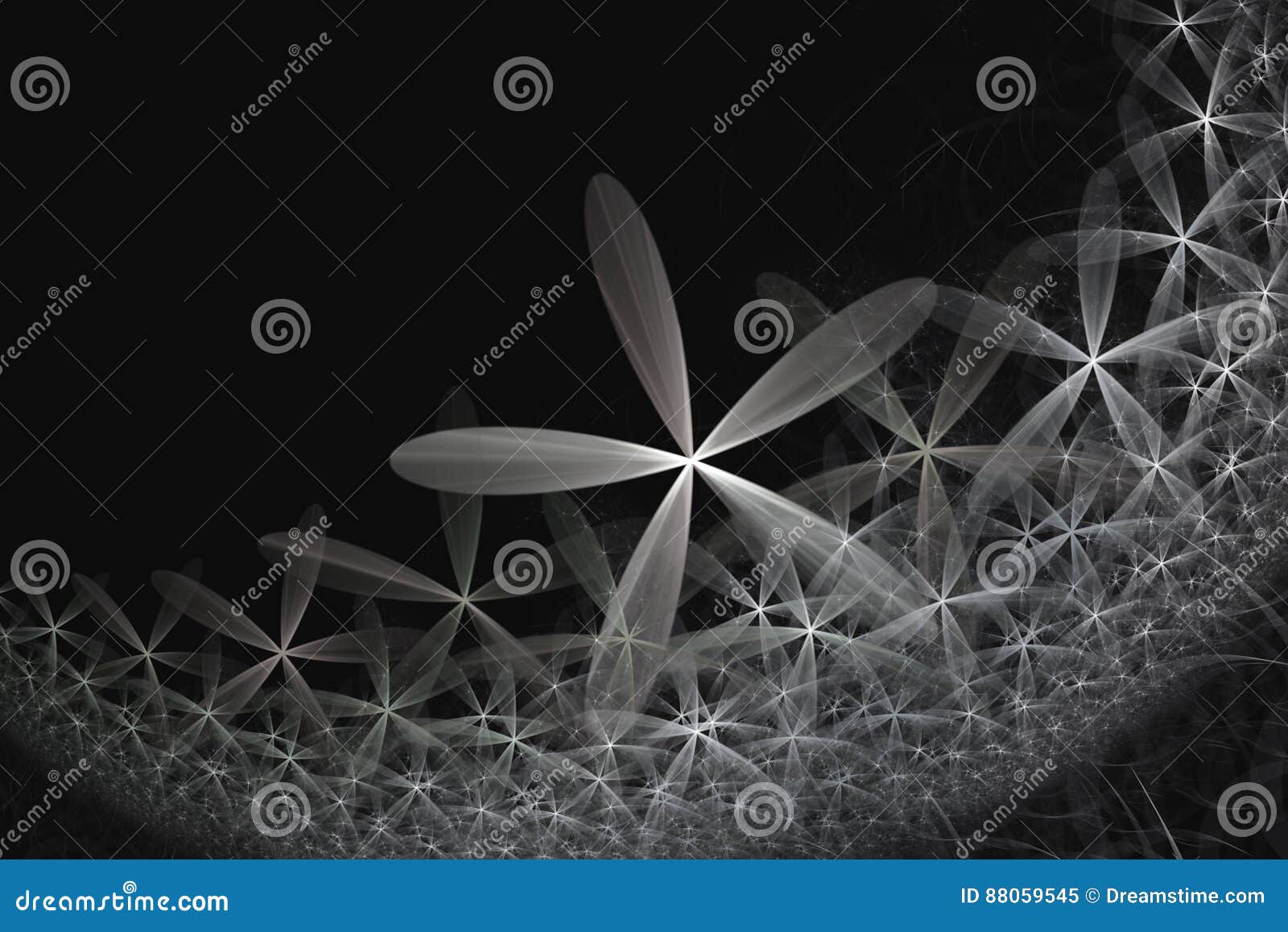 The Fractal Colorful Abstract Daisy Stock Illustration - Illustration ...