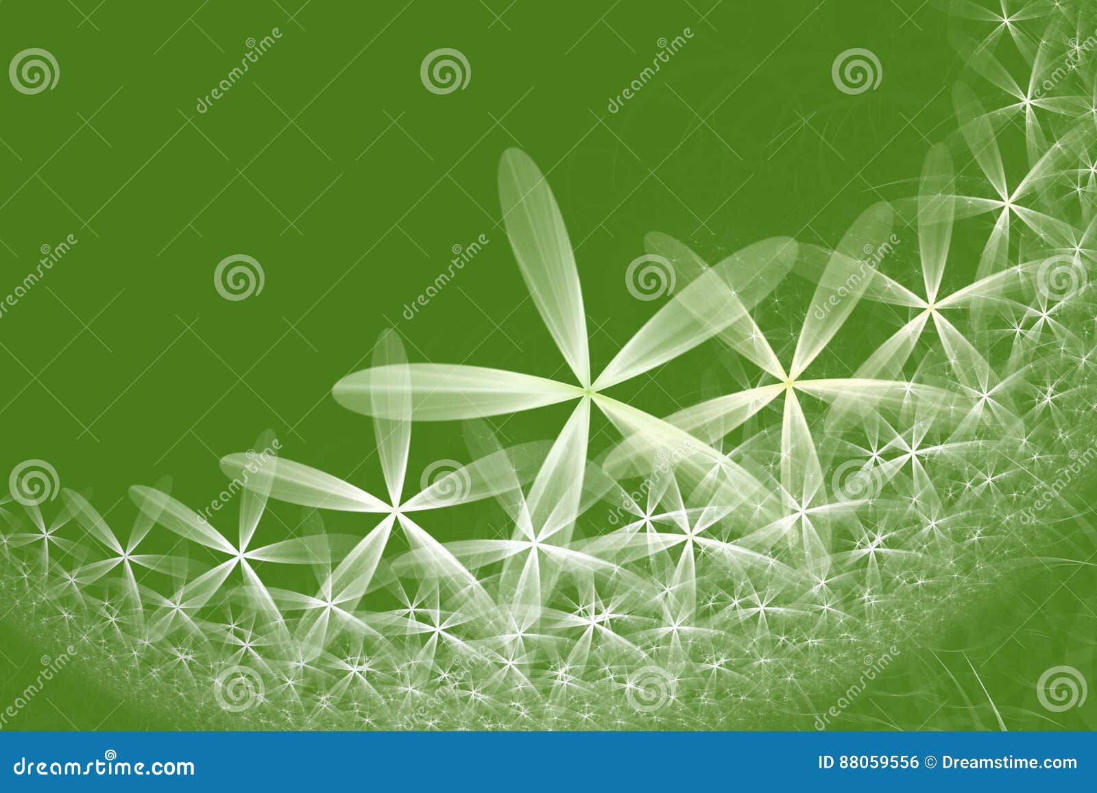 The Fractal Colorful Abstract Daisy Stock Illustration - Illustration ...