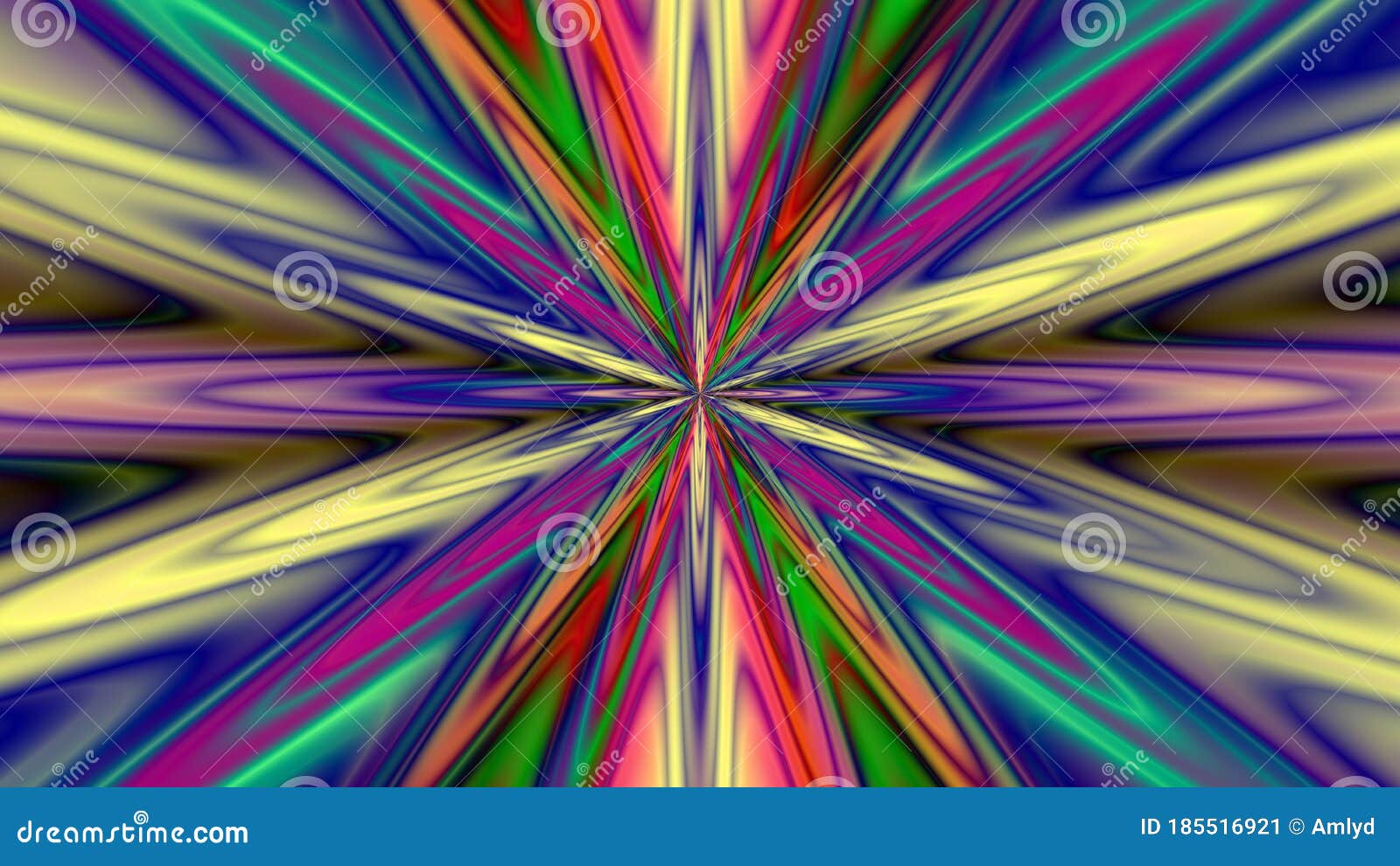 Fractal colour splash stock illustration. Illustration of fractal ...