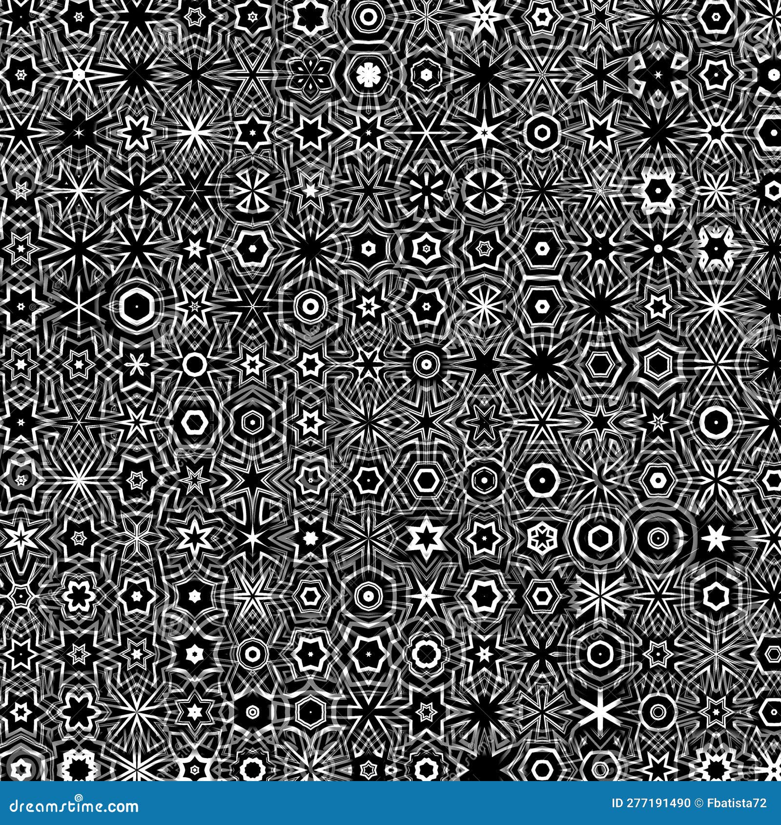 Fractal Complex Black White Patterns - Mandelbrot Set Detail, Digital ...