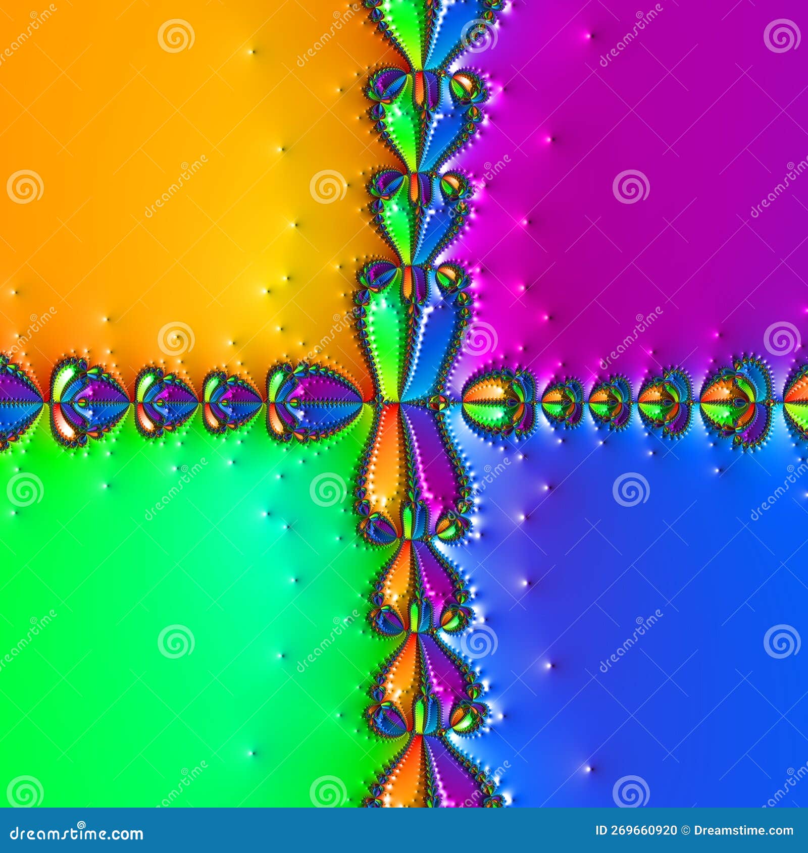 Fractal Complex Color - Mandelbrot Set Detail, Digital Artwork for ...