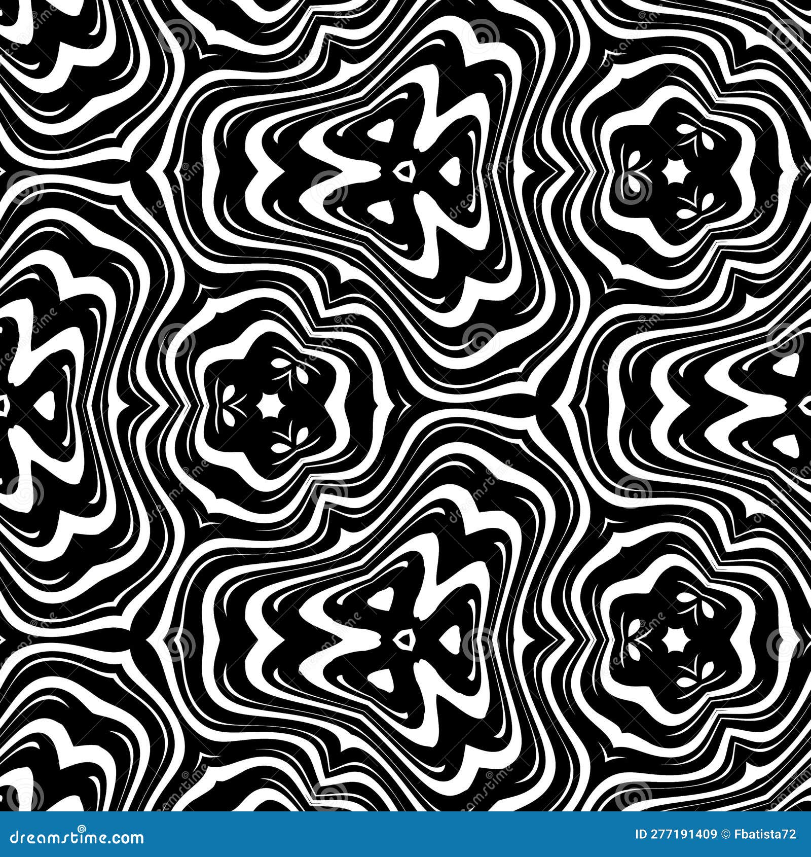 Fractal Complex Black White Patterns - Mandelbrot Set Detail, Digital ...