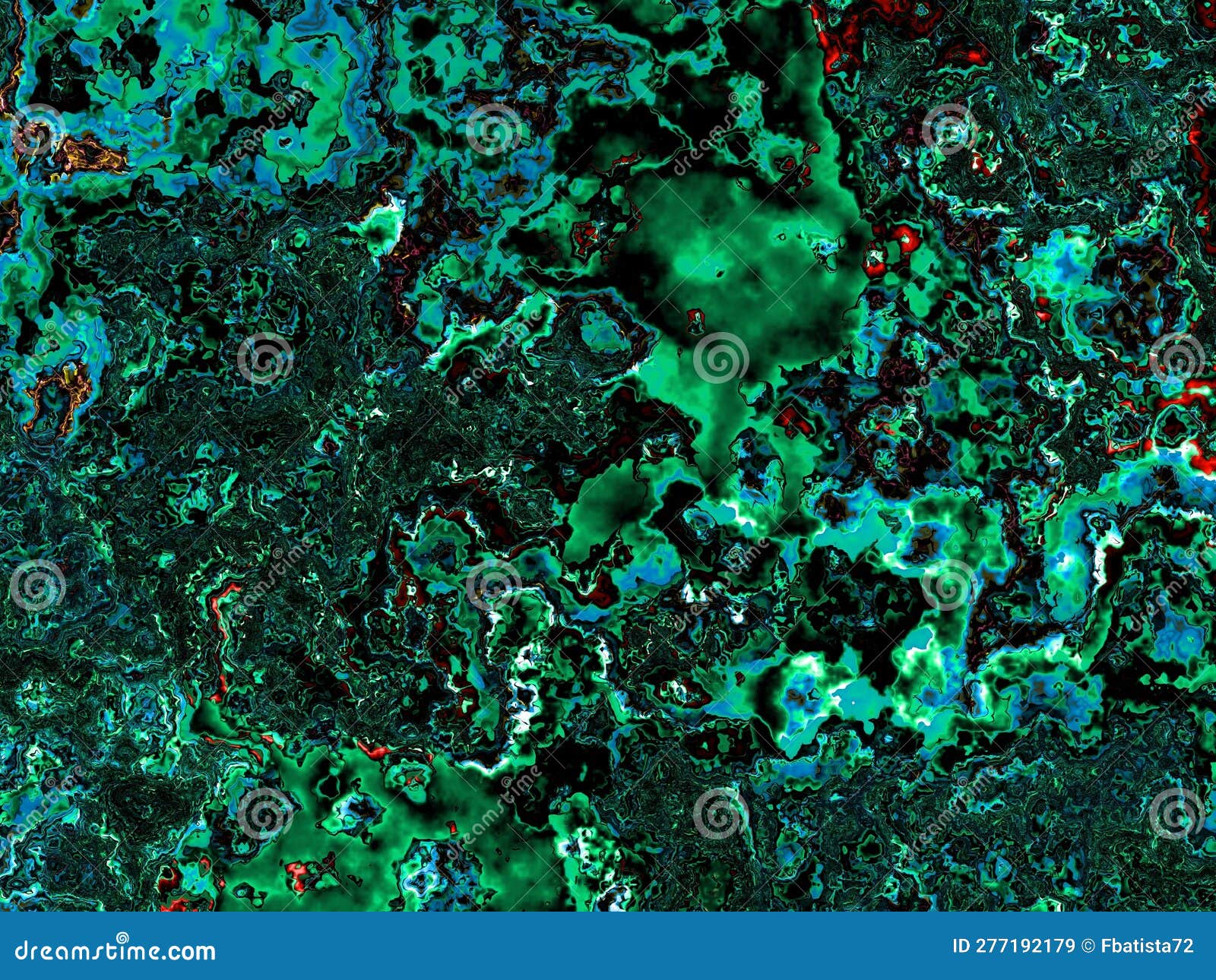 Fractal Complex Green Patterns - Mandelbrot Set Detail, Digital Artwork ...