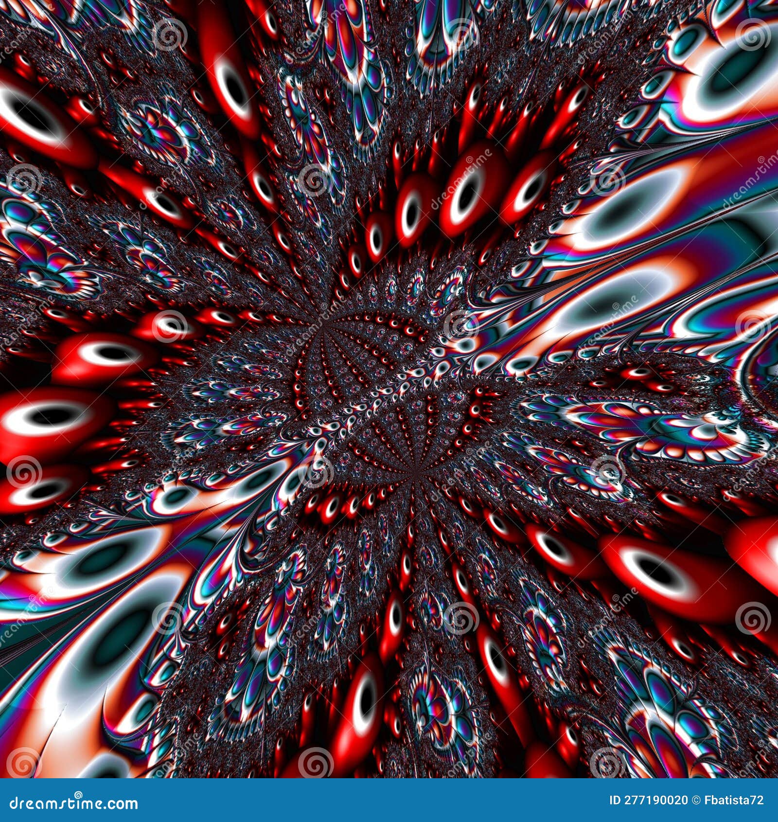 Fractal Complex Red Patterns - Mandelbrot Set Detail, Digital Artwork ...