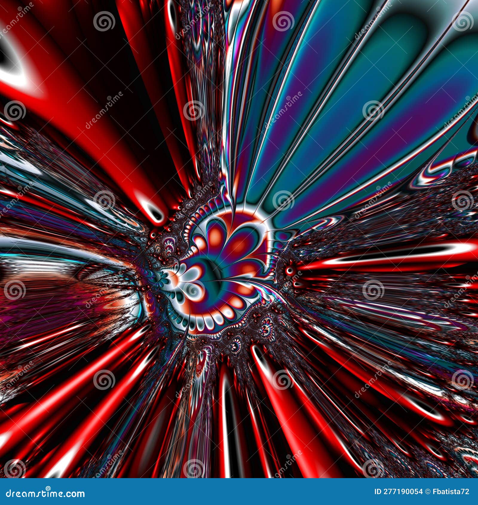 Fractal Complex Red Patterns - Mandelbrot Set Detail, Digital Artwork ...