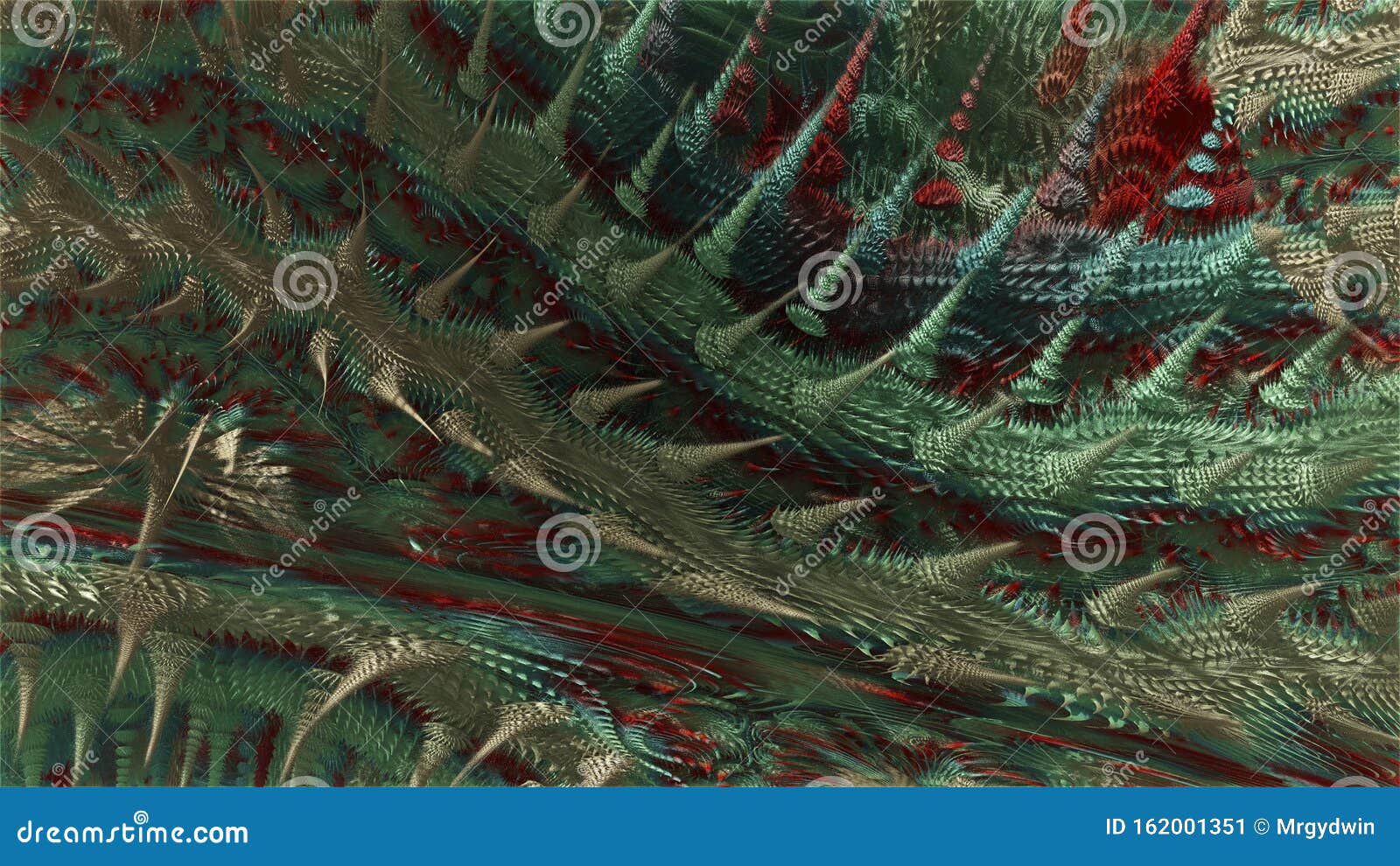 Fractal 3d. Abstract Computer Generated Fractal Design. Stock Image ...