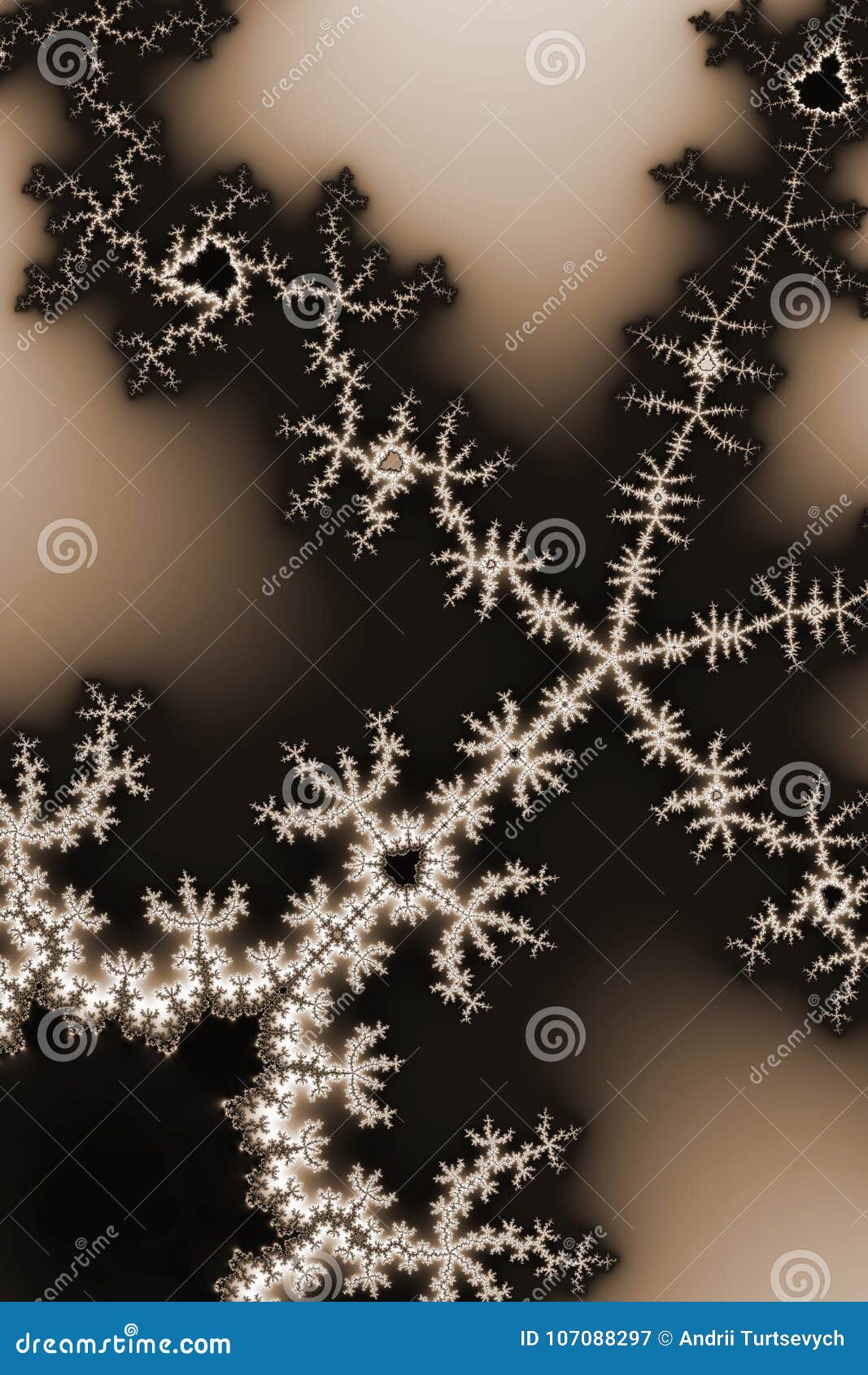 Fractal 2D Texture. Computer Illustration. Beautiful Mathematically ...