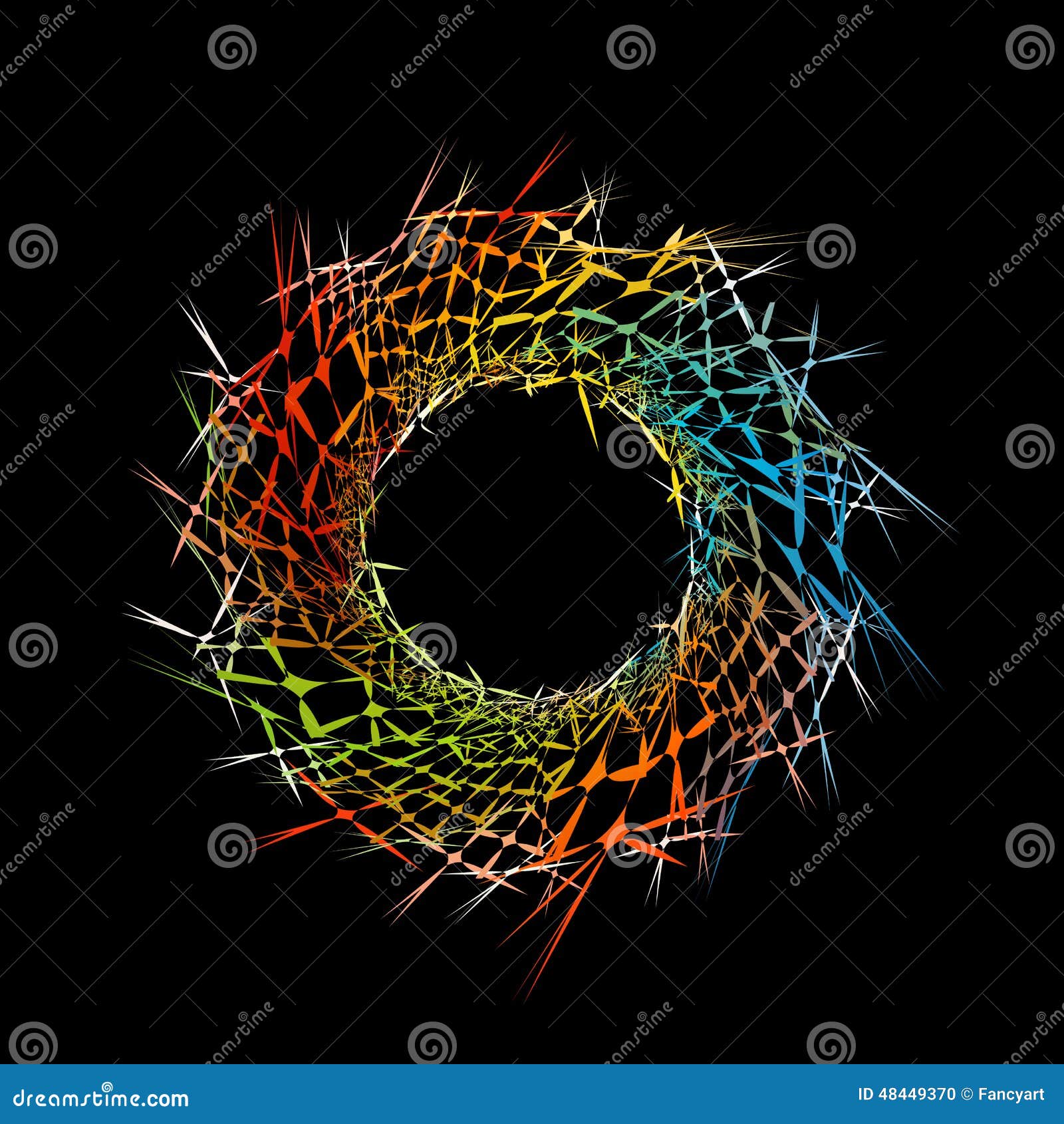 Fractal design element stock illustration. Illustration of computer ...