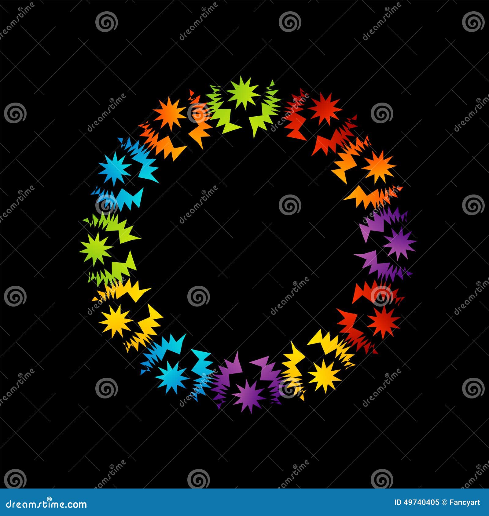 Fractal design element stock vector. Illustration of future - 49740405