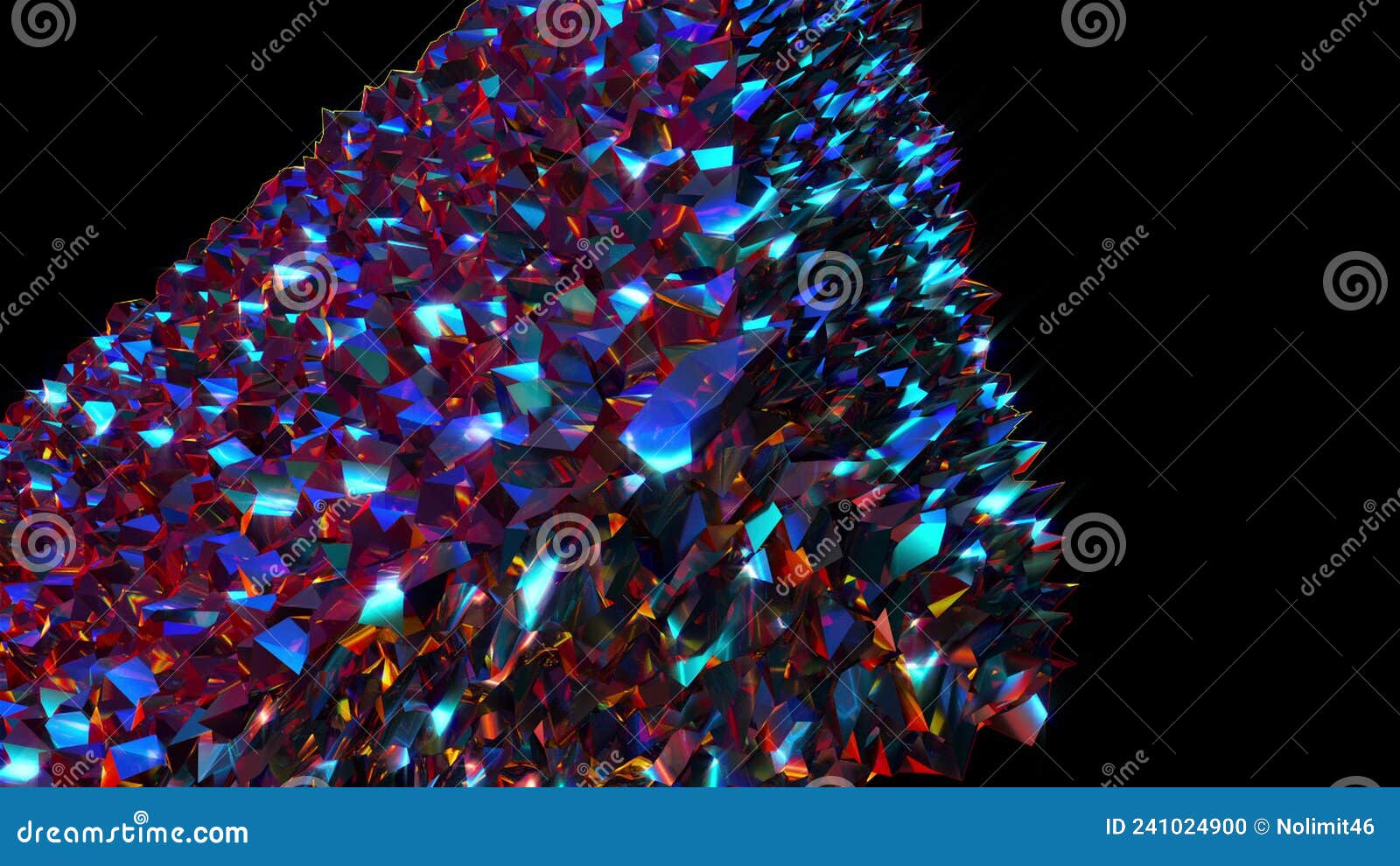 Fractal diamond element stock illustration. Illustration of mineral ...