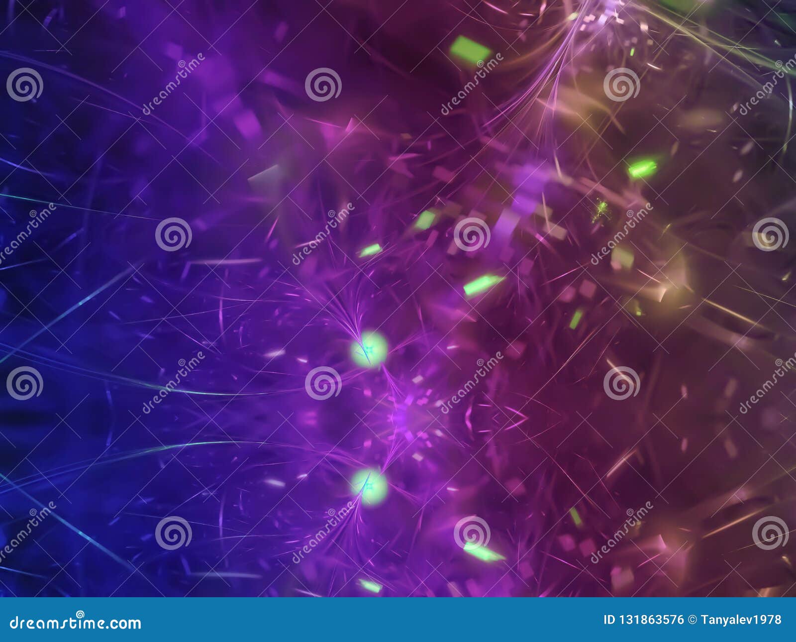 Fractal Digital Abstract Future Beautiful Fantastic Design Shiny Unique ...