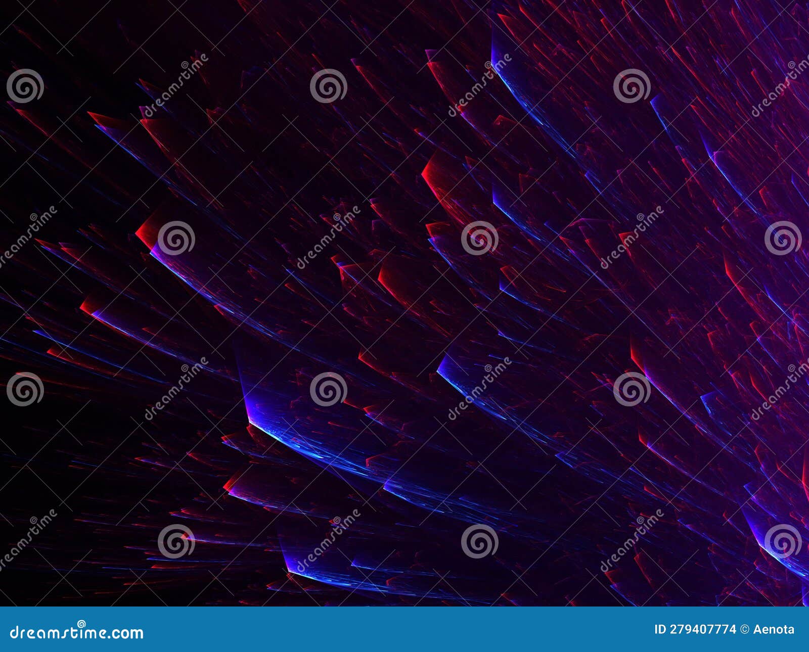Fractal Druze of Crystals Background - Fractal Art Stock Illustration ...