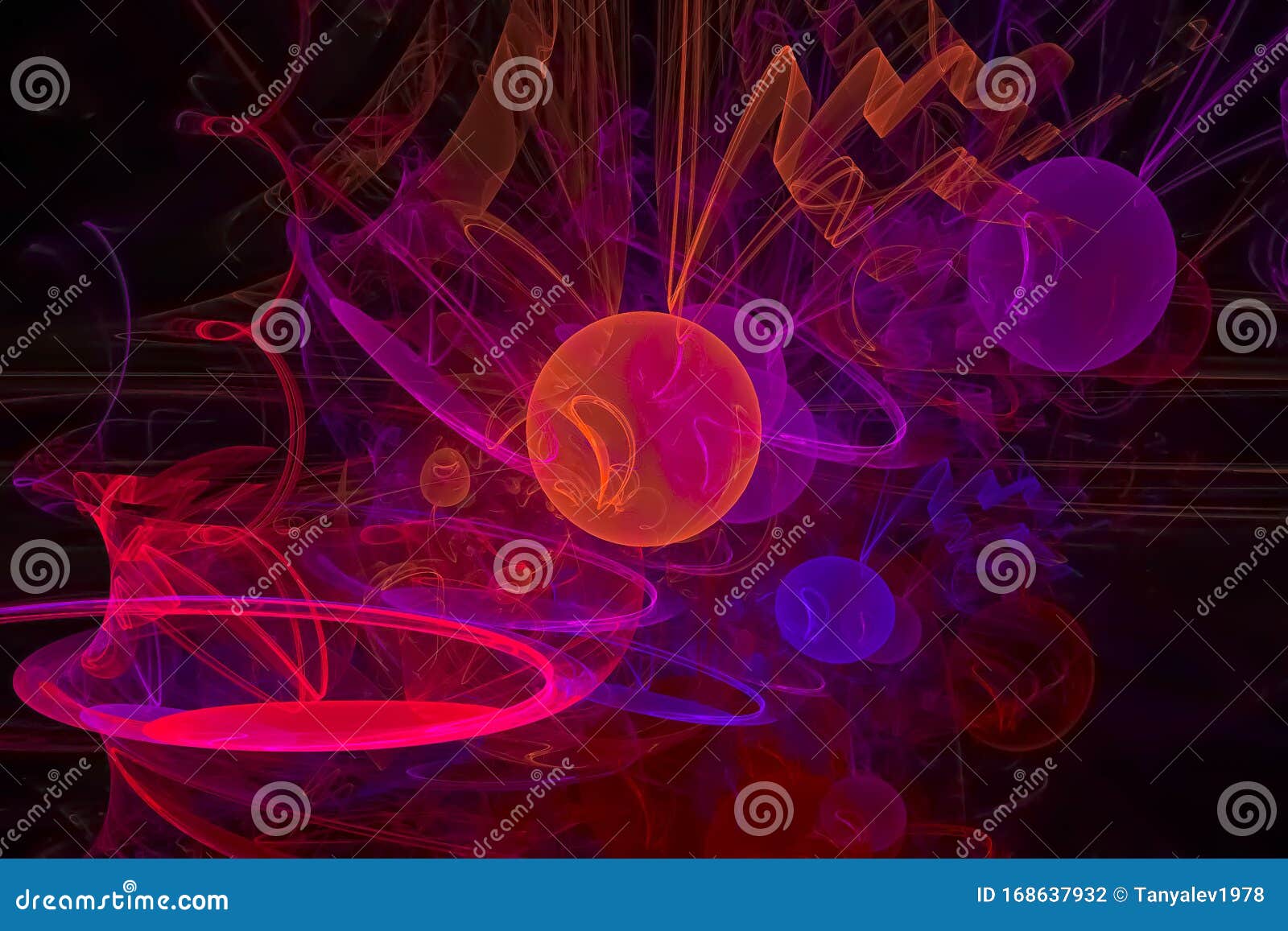 Fractal Effect Enfantasy Dynamic Modern Decoration Science Chaotic ...