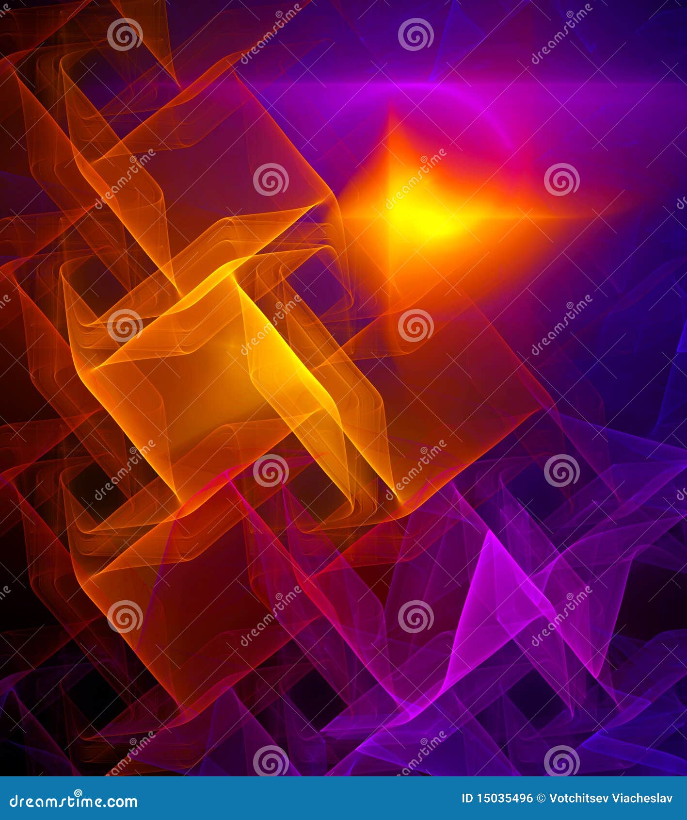 Fractal Embaldosado Brillante Stock de ilustración - Ilustración de ...