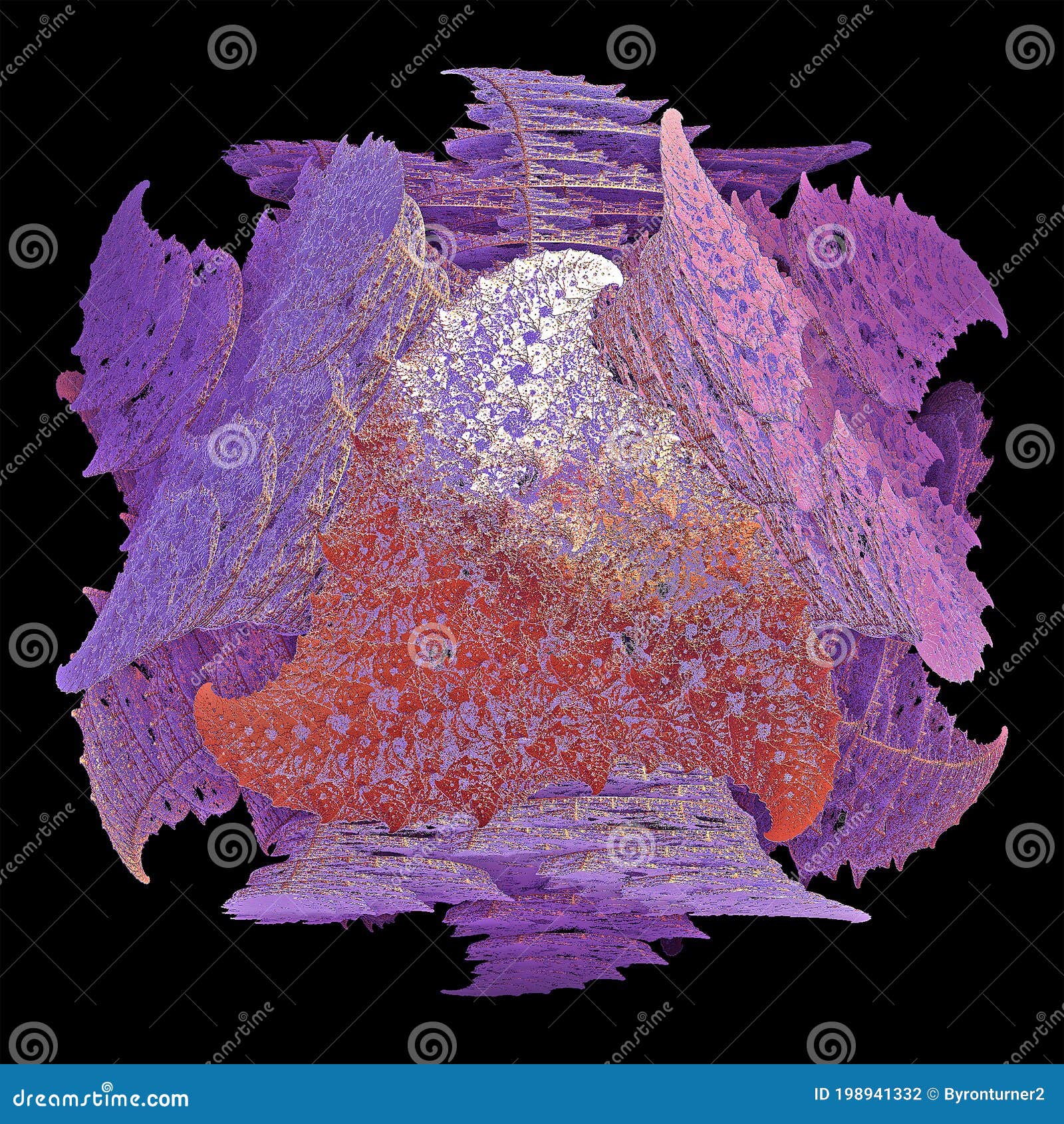 Fractal Identification stock illustration. Illustration of fractals ...