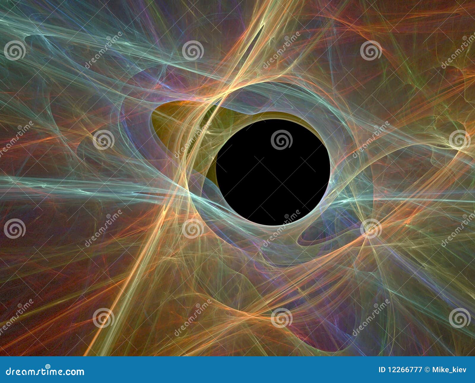 Fractal eye stock illustration. Illustration of glowing - 12266777