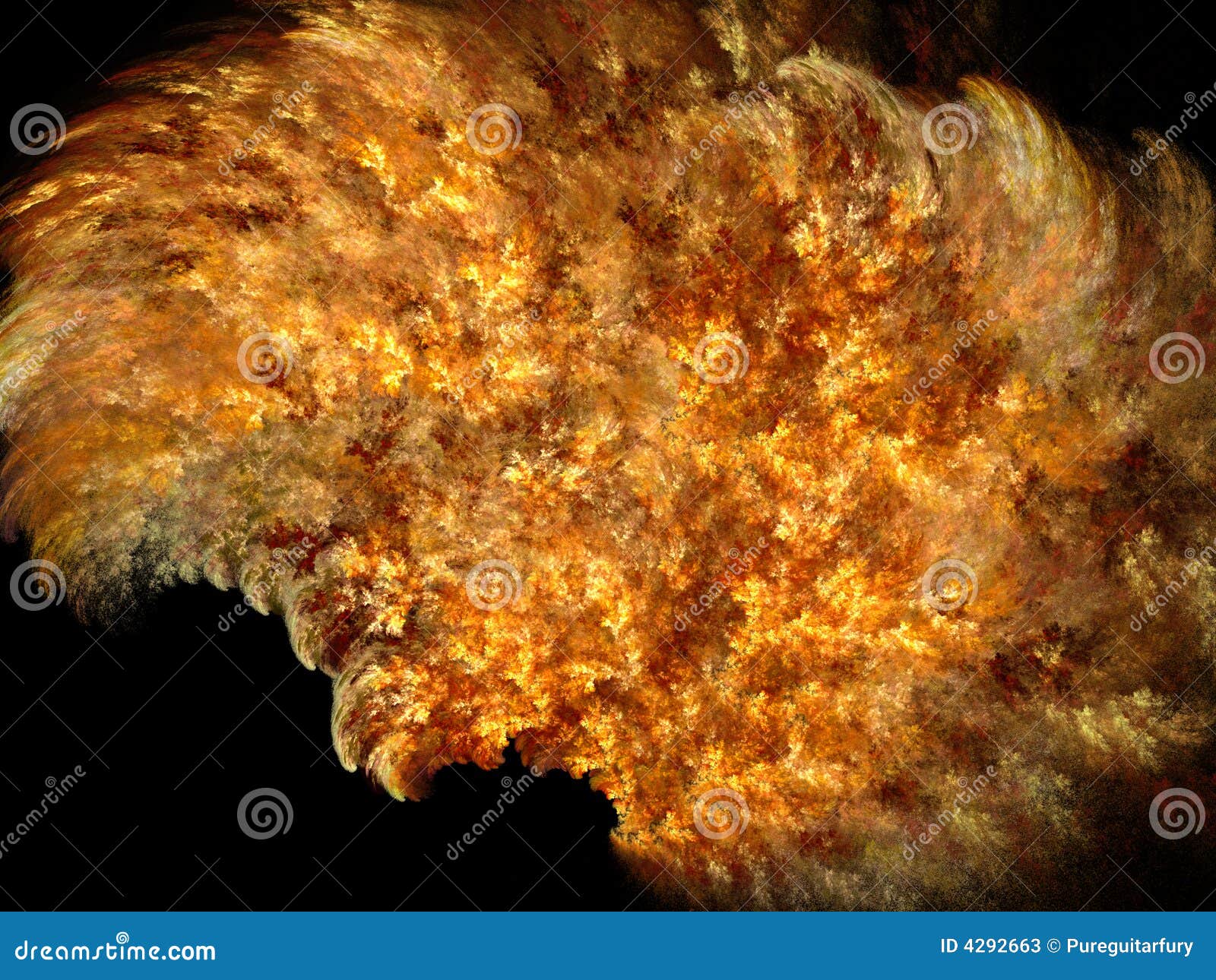 Fractal Flame stock illustration. Illustration of graphics - 4292663