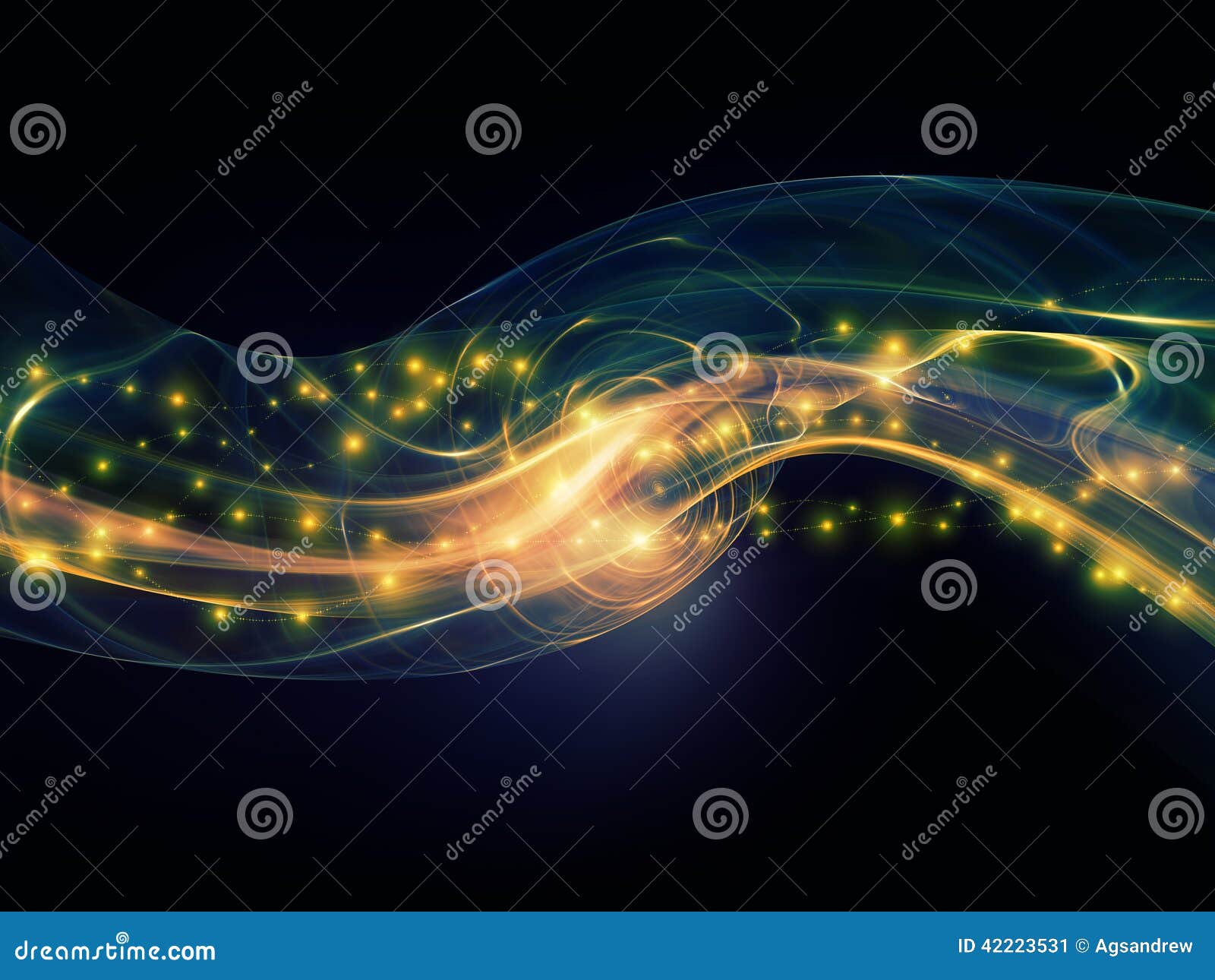 Fractal Flow stock illustration. Illustration of backdrop - 42223531