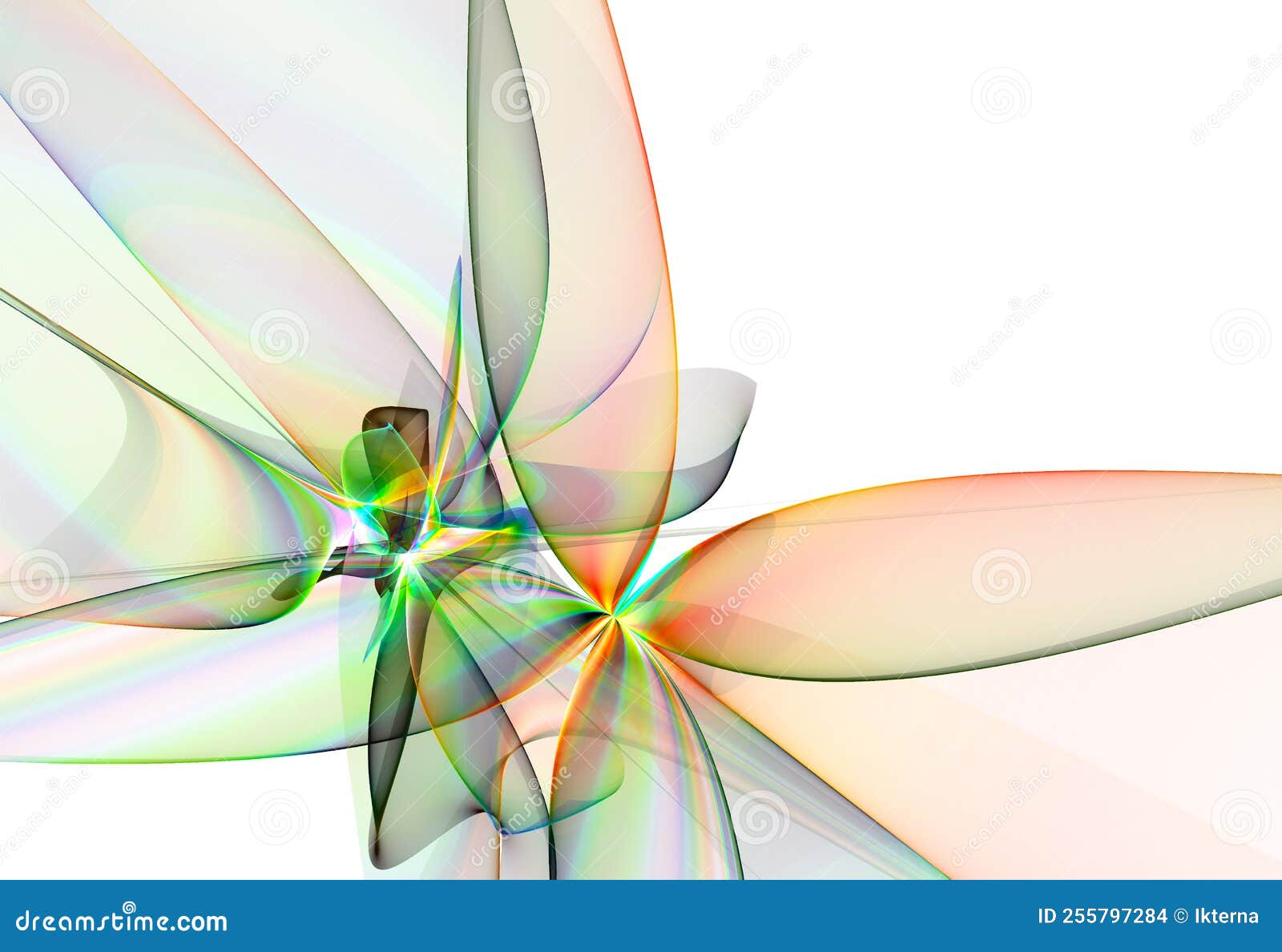 Fractal Flower. Computer Generated Image for Elegant Background or High ...