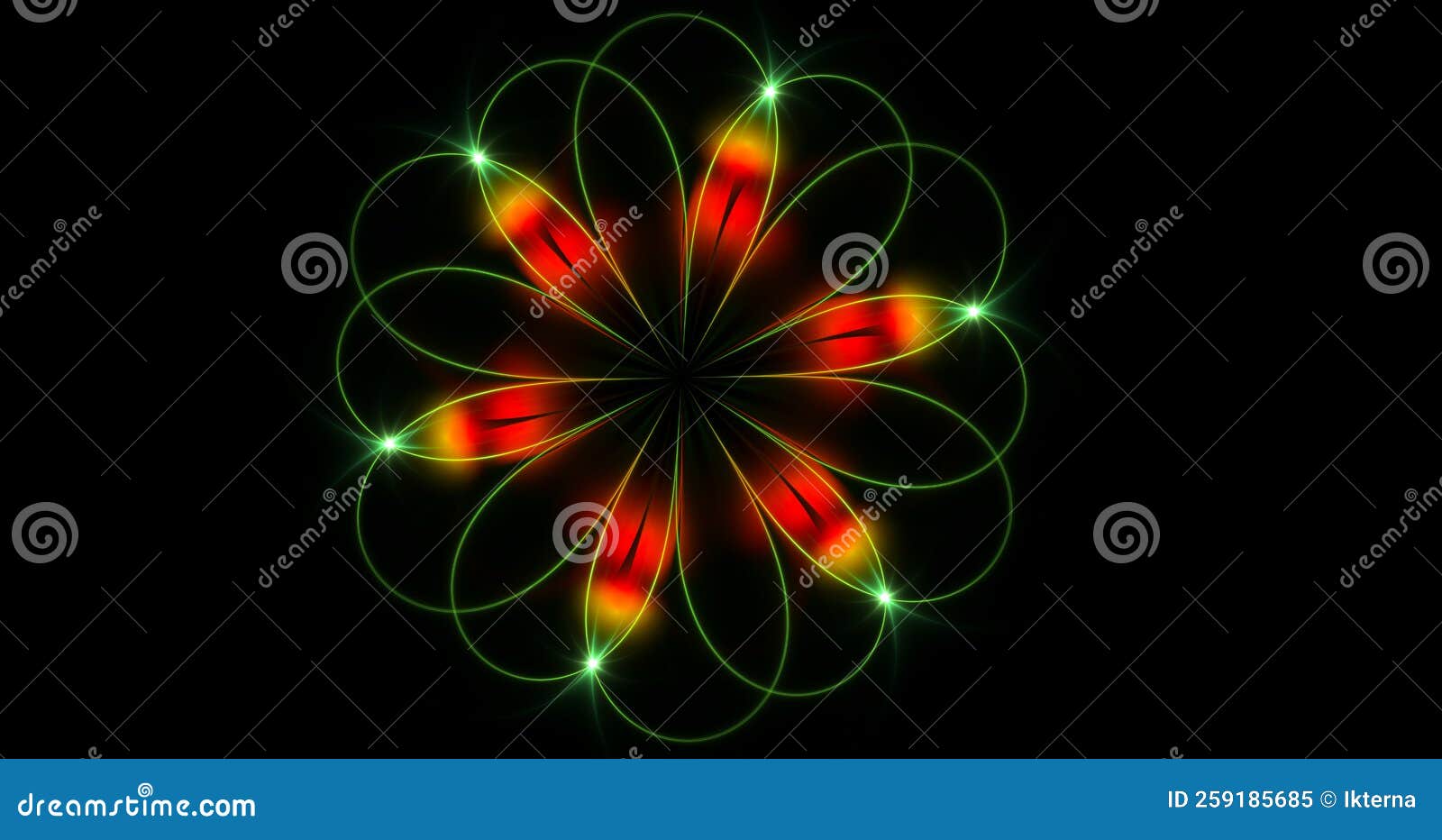 Fractal Flower. Fractal Image As Bacground with Flower. Creative ...