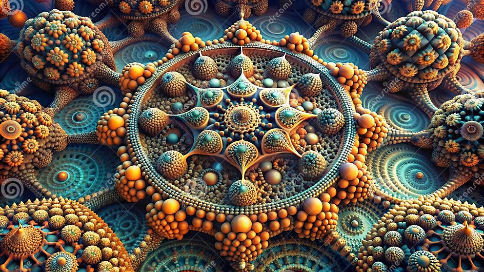 Fractal Fractures A Journey Through Infinite Geometric Recursion Generative Ai Stock