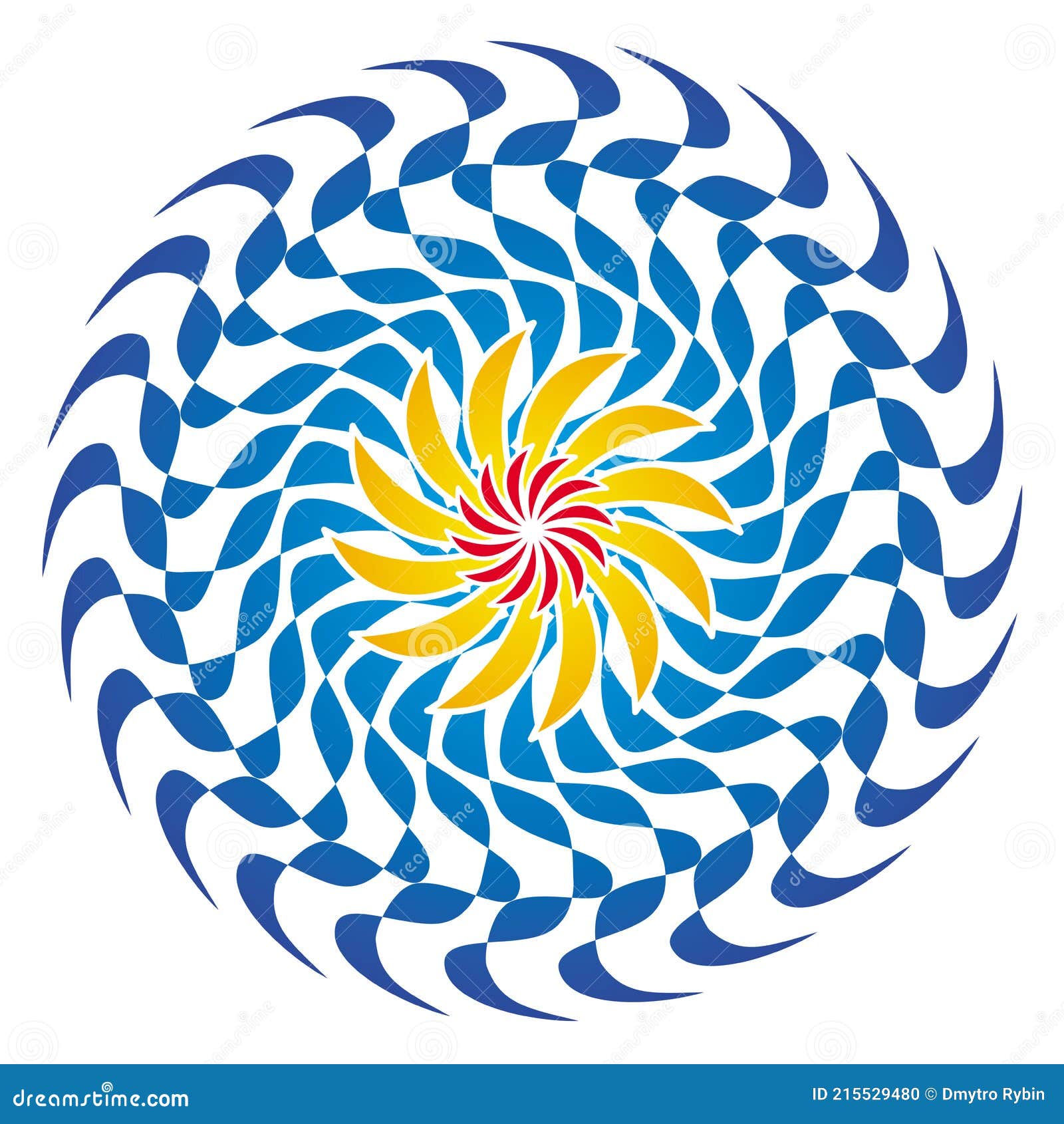 And Fractal. Geometric Abstract Symbol Stock Vector - Illustration of ...