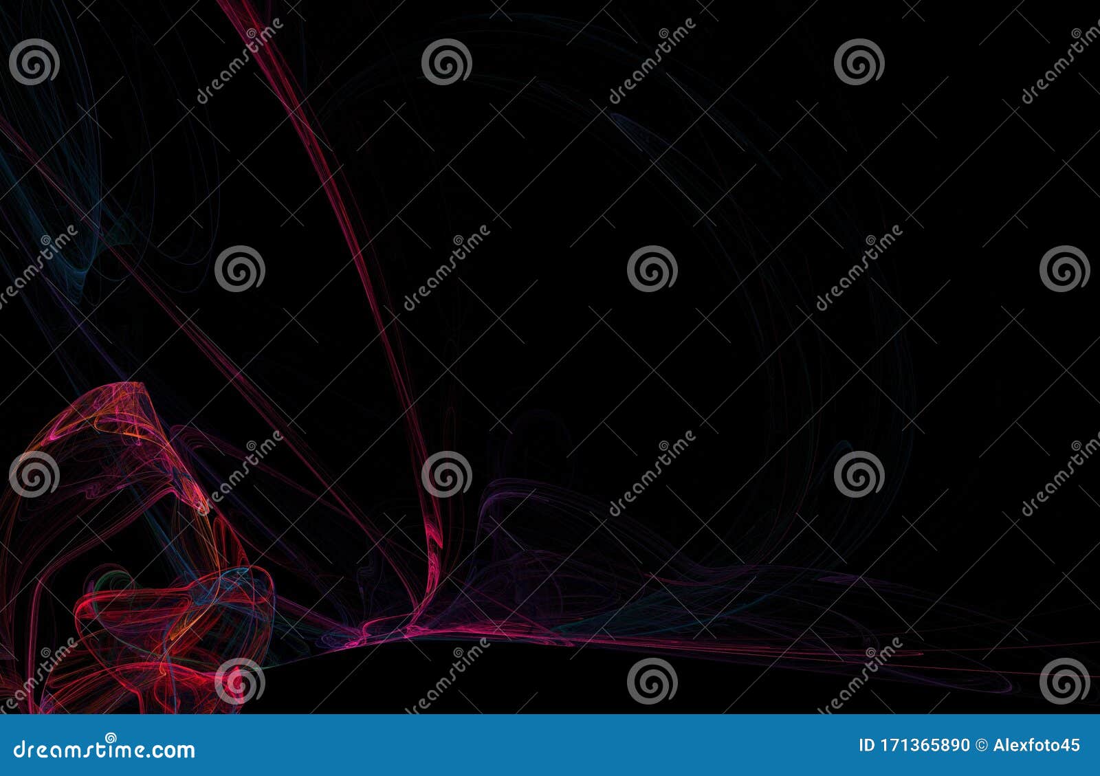 Fractal Graphics for Flyer Design Stock Illustration - Illustration of ...