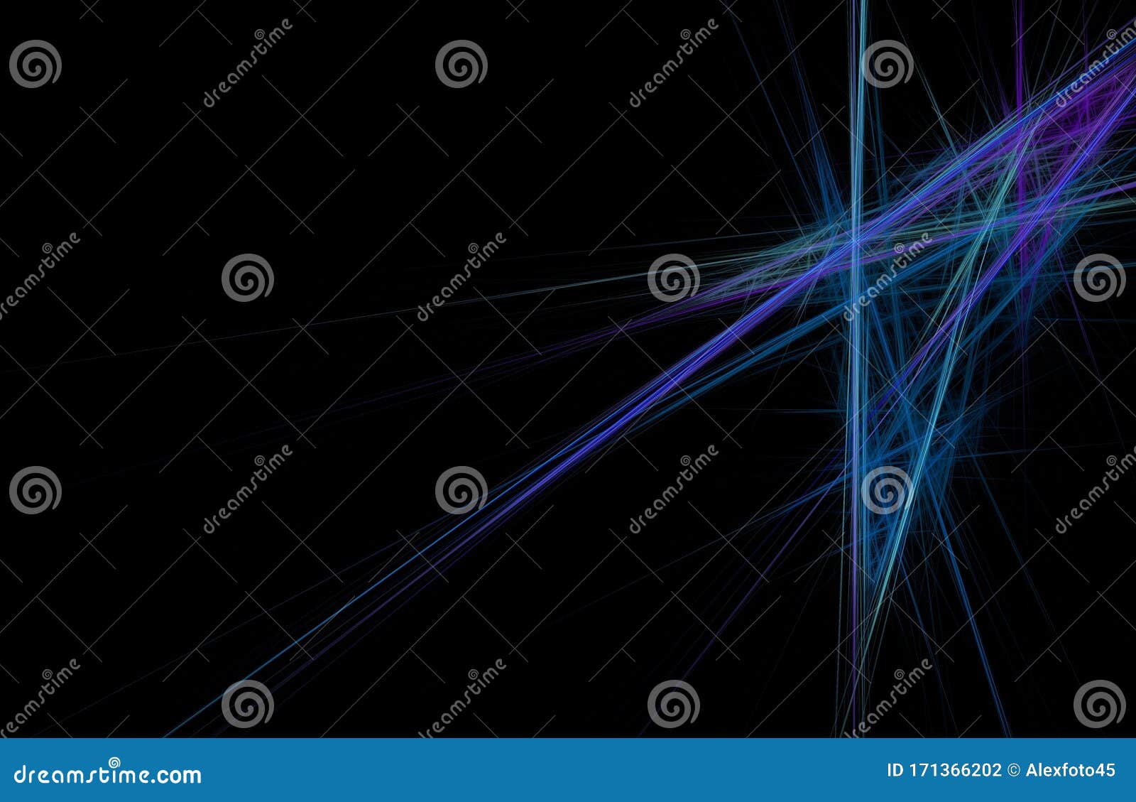 Fractal Graphics for Flyer Design. Stock Illustration - Illustration of ...