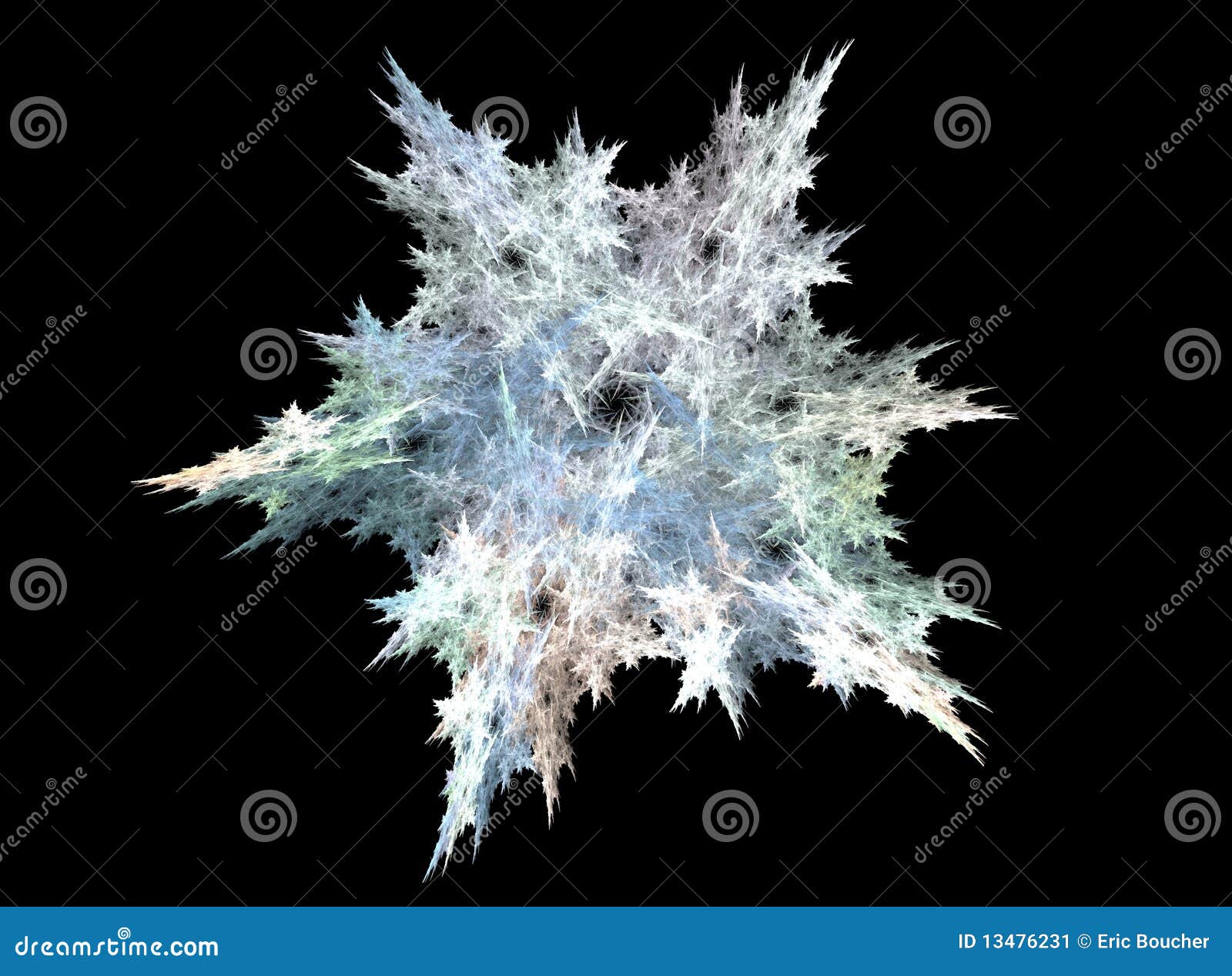 Fractal ice stock illustration. Illustration of design - 13476231