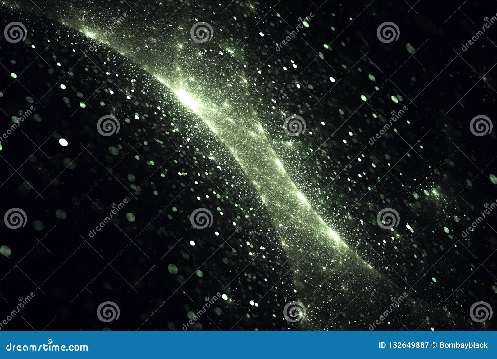 Collide of the Planet and Exoplanet in the Space. Stock Image - Image ...