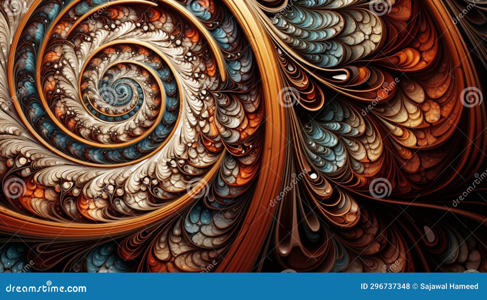 A Fractal-inspired Geometric Artwork with Intricate Patterns and ...