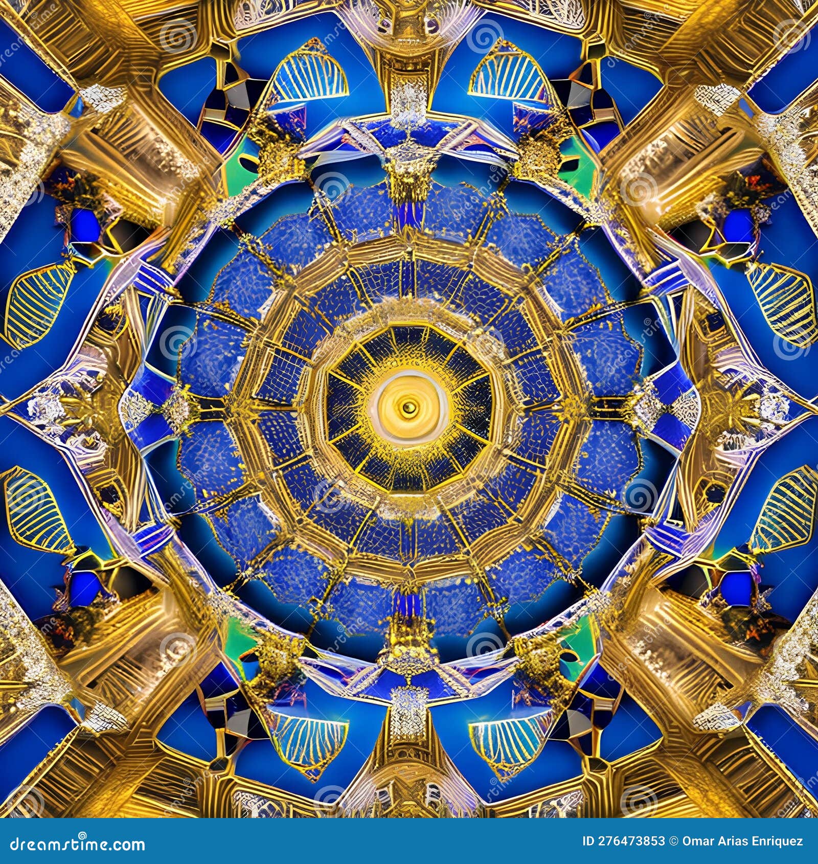 A Fractal Landscape of Repeating Patterns and Shapes, Stretching Out ...