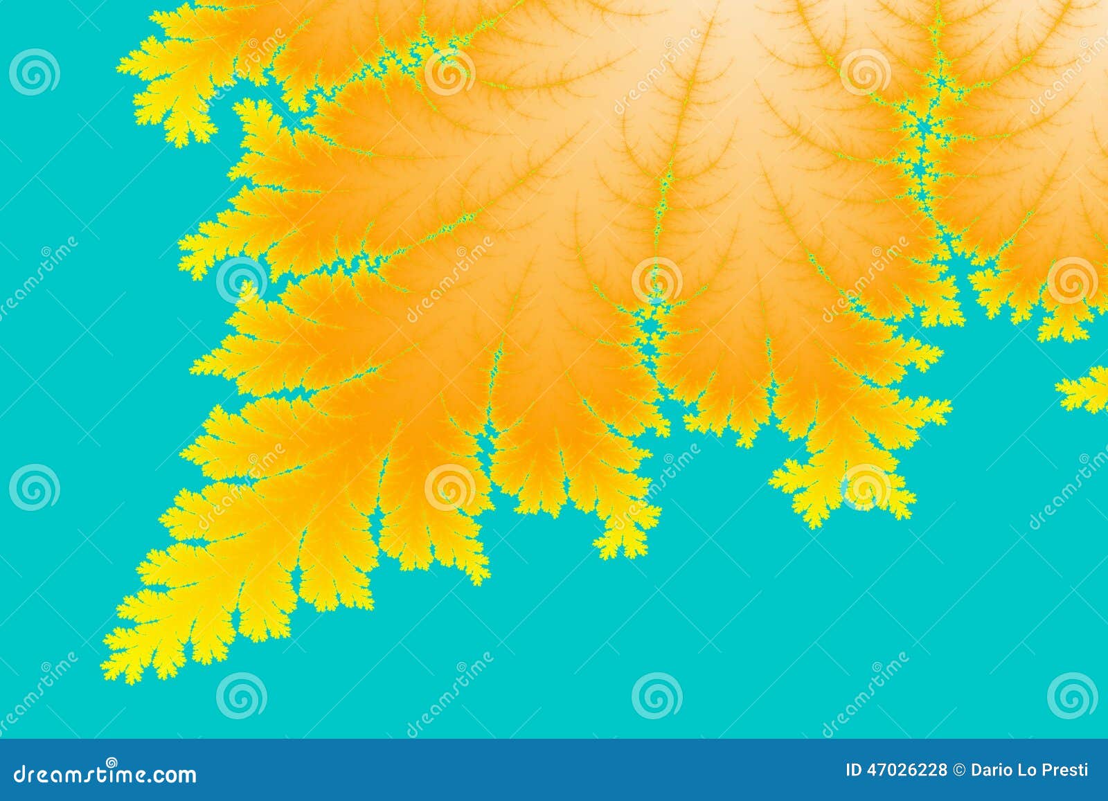 Fractal Leaf stock illustration. Illustration of creativity - 47026228