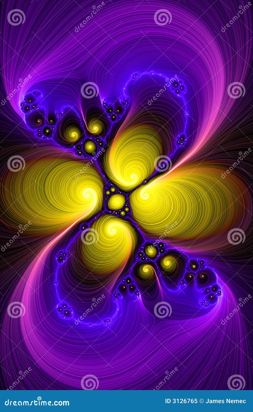Fractal light show stock illustration. Illustration of fractal - 3126765