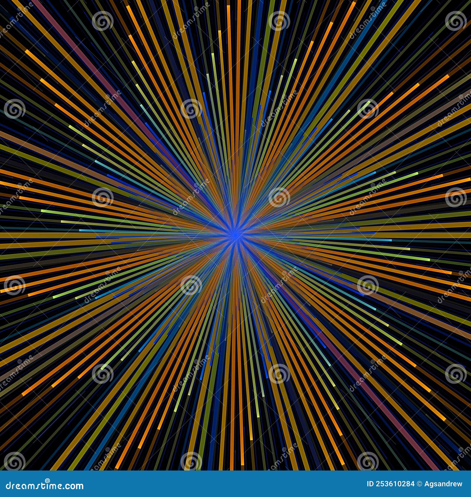 Fractal Line Burst stock illustration. Illustration of symmetry - 253610284